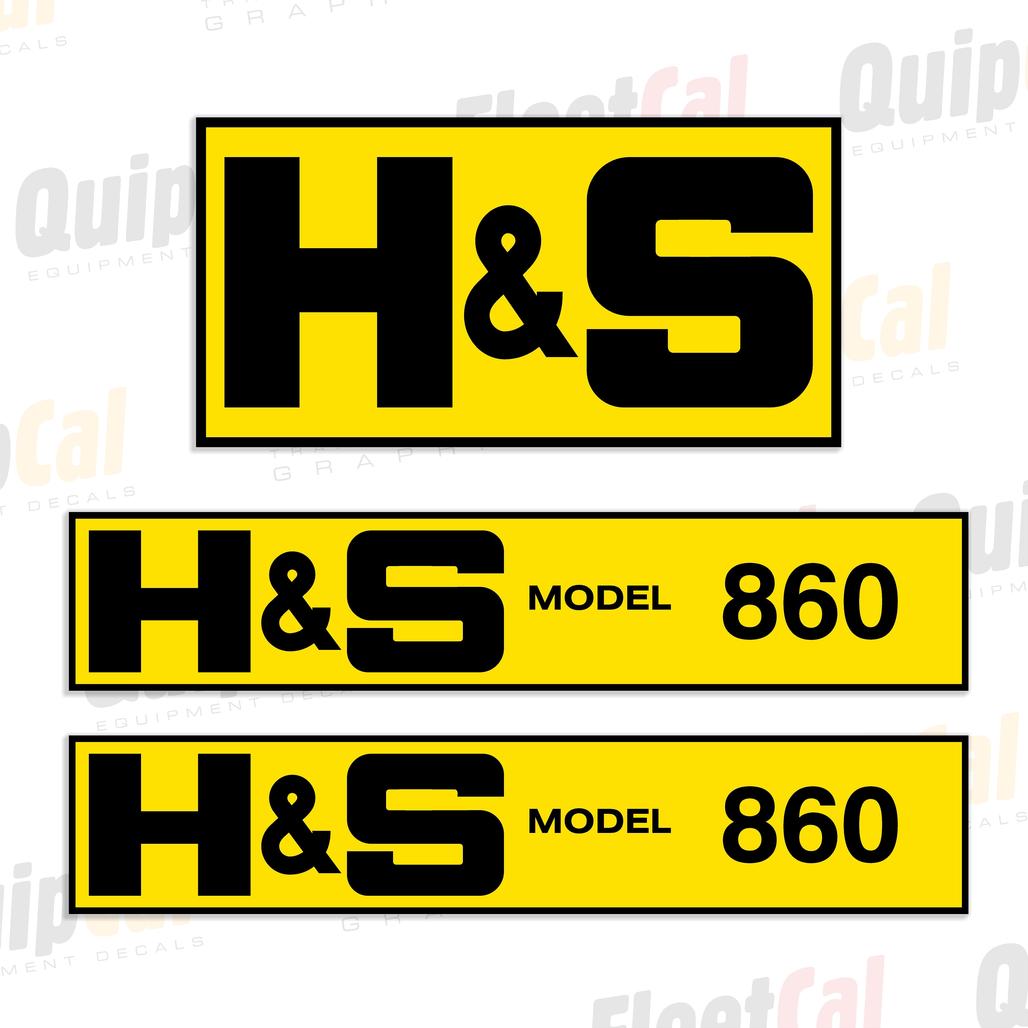 H&S 860 Forage Blower Early Model Marking Decal Set – Truck and ...