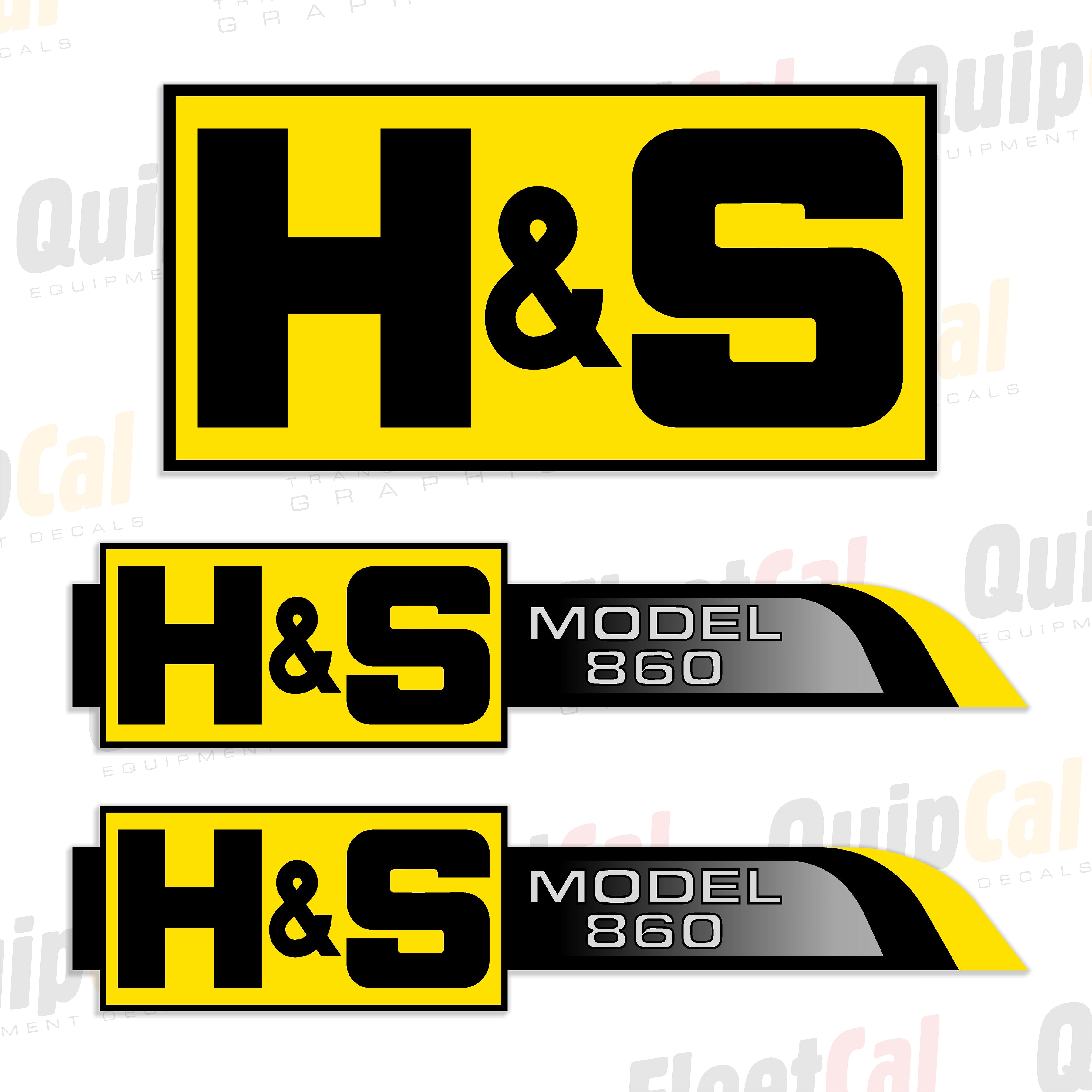 H&S 860 Forage Blower Late Model Marking Decal Set – Truck and ...
