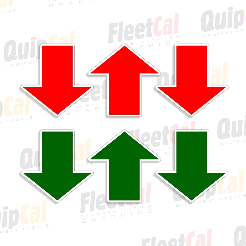 Haulotte Telescopic Lift Chassis Directional Arrow Marking Decal Set ...