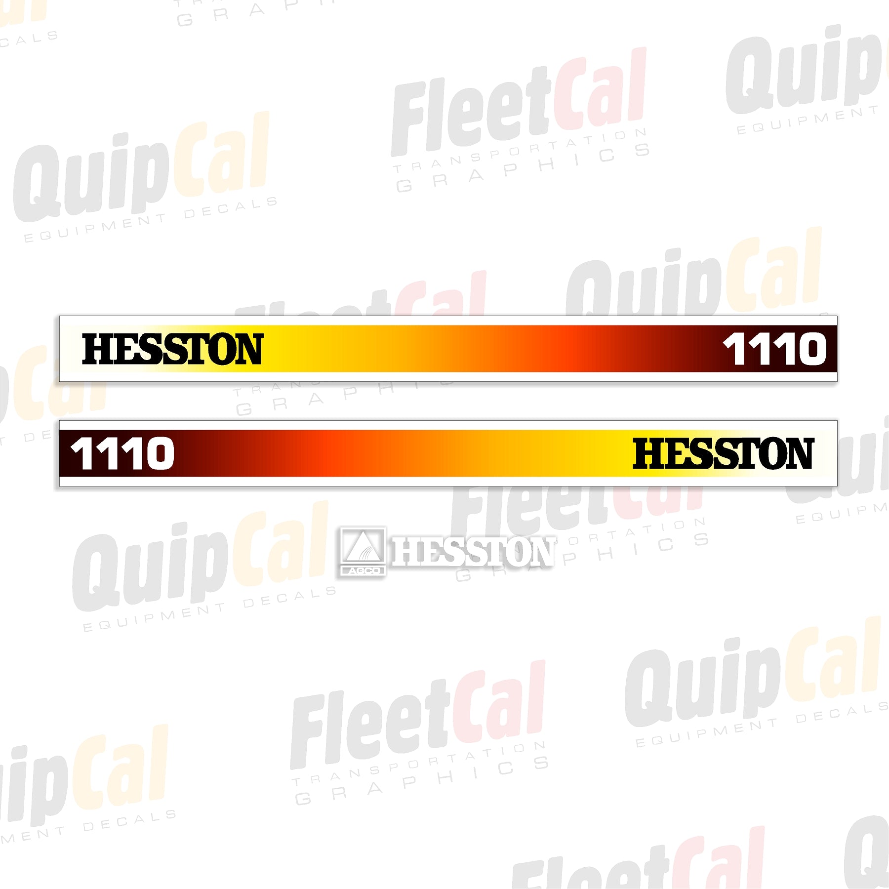 Hesston 1110 Haybine Marking Decal Set – Truck and Equipment Decals