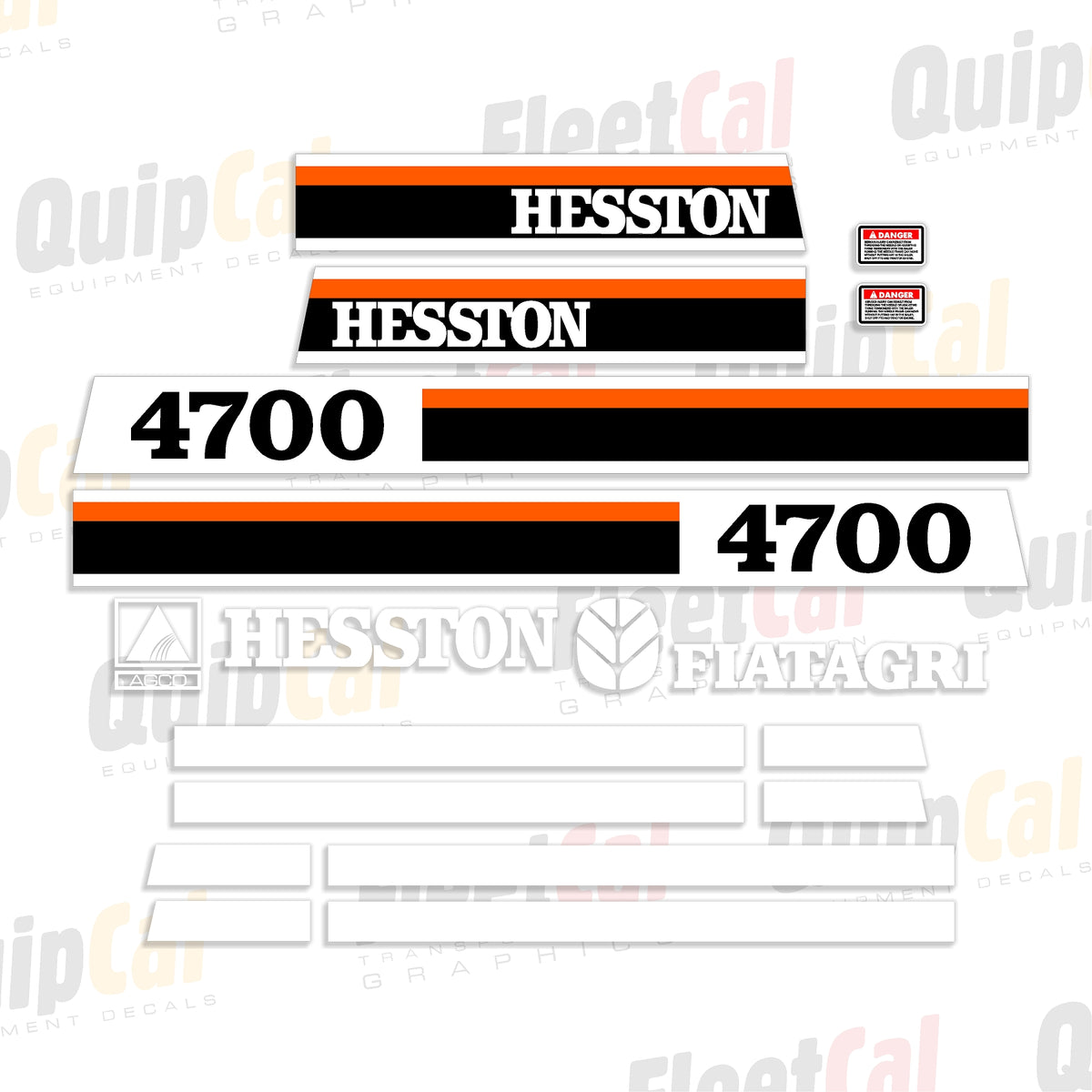 Hesston 4700 Baler Marking Decal Set – Truck and Equipment Decals