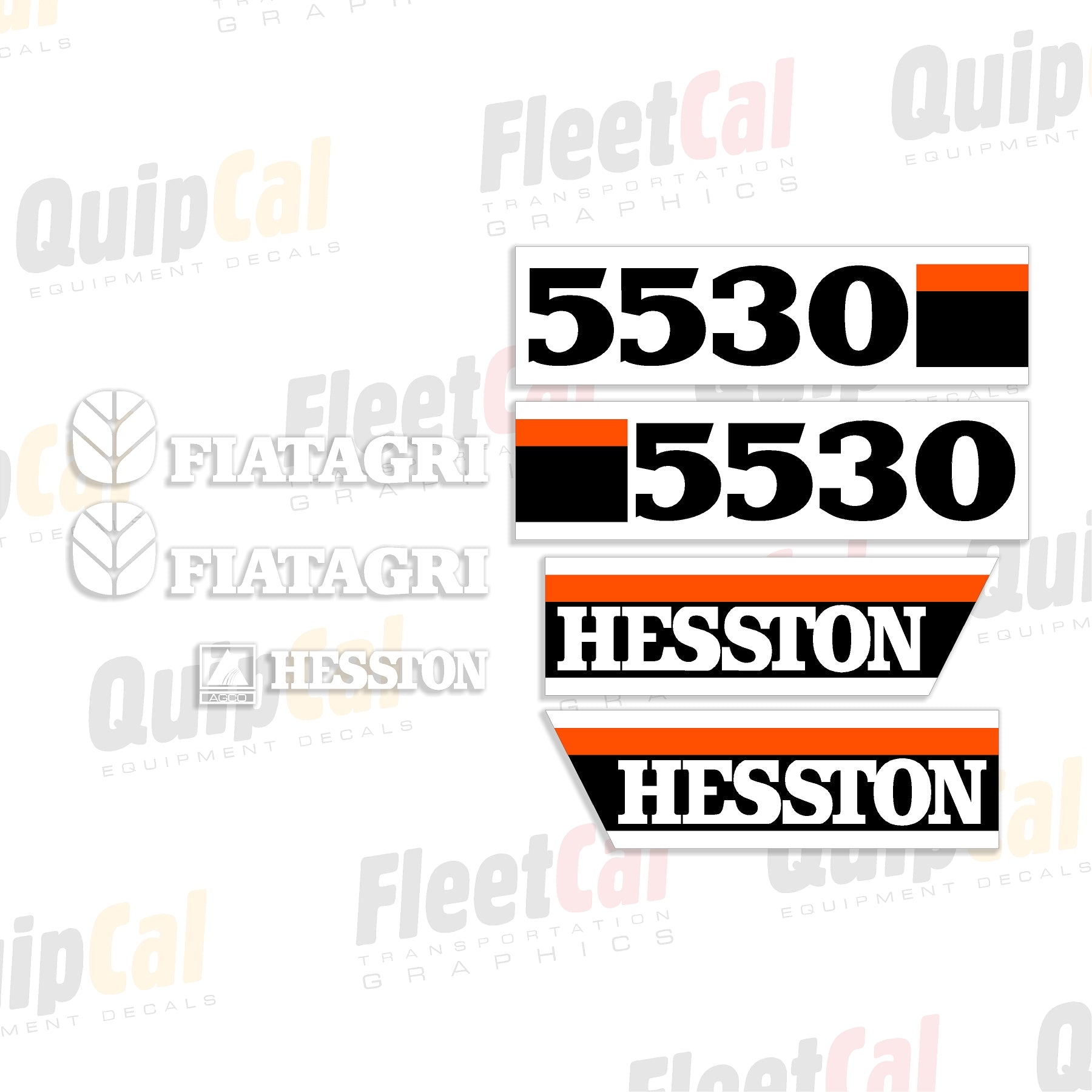 Hesston 5530 Baler Marking Decal Set – Truck and Equipment Decals