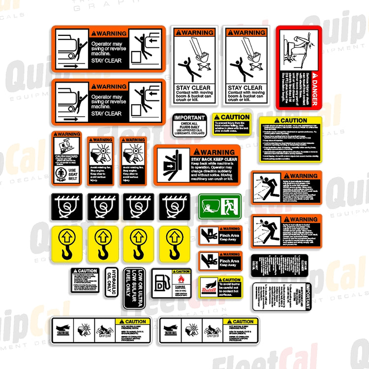 Equipment Safety Decals – Truck and Equipment Decals