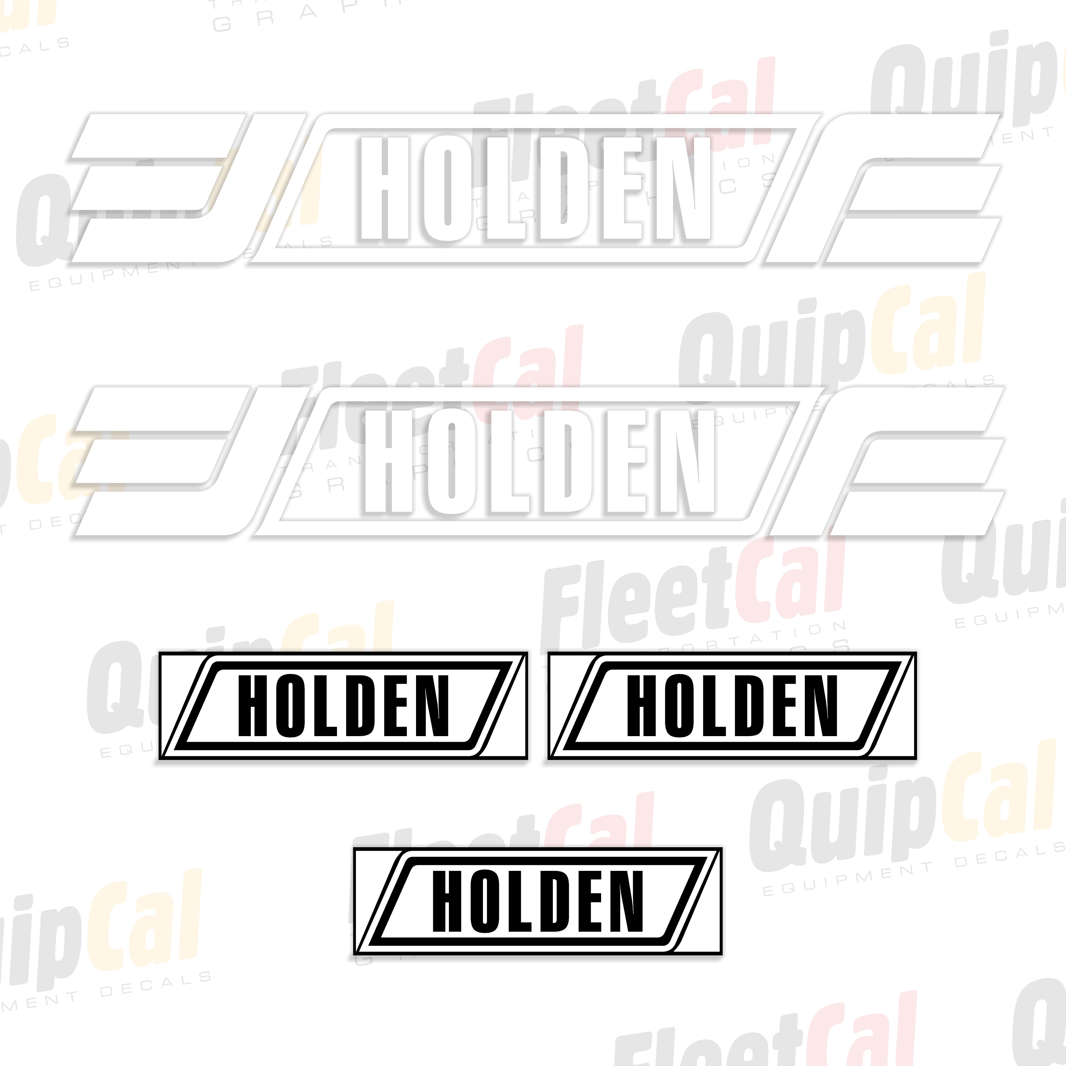 Holden Trailers Marking Decal Set (Black Trailer) – Truck and Equipment ...