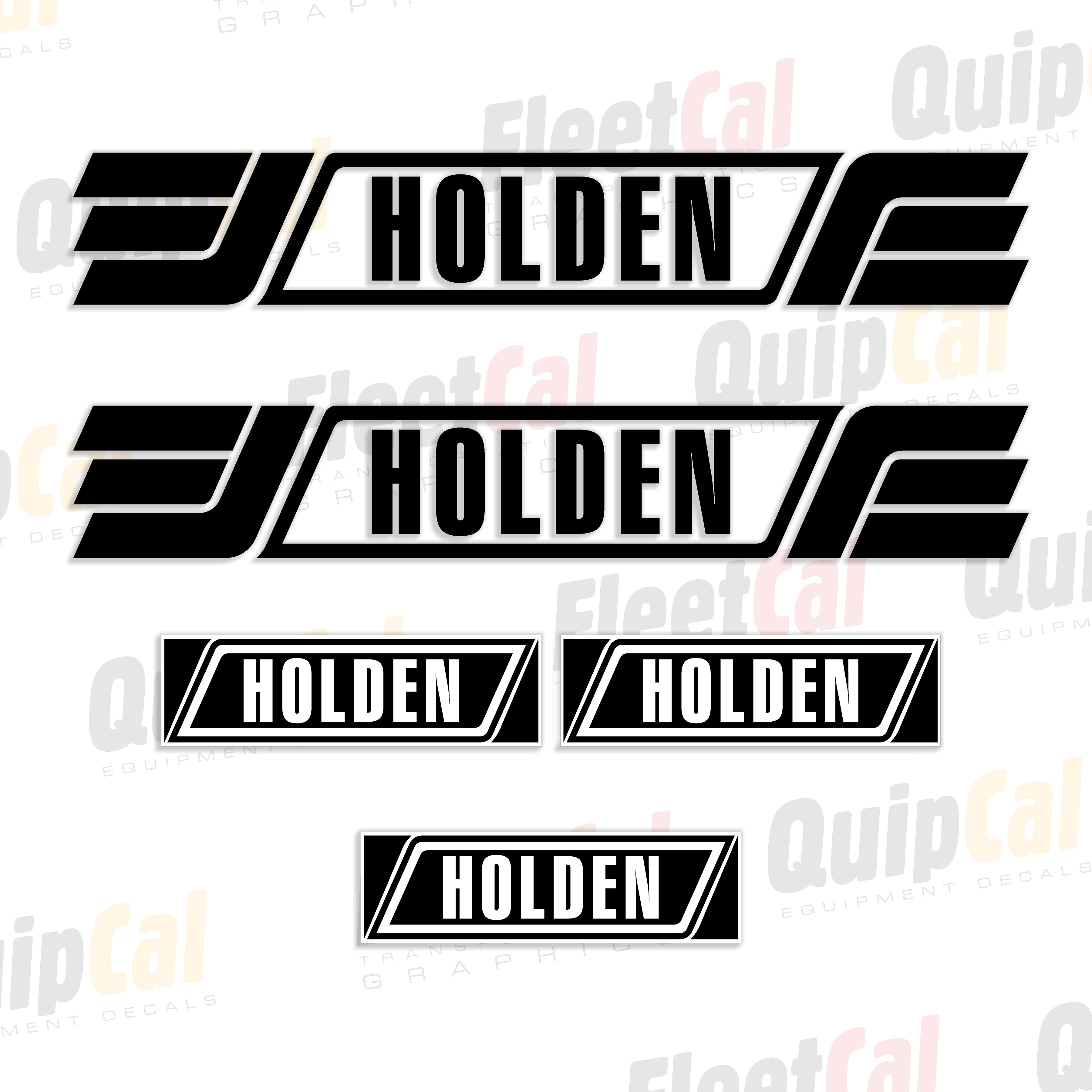 Holden Trailers Marking Decal Set (White Trailer) – Truck and Equipment ...