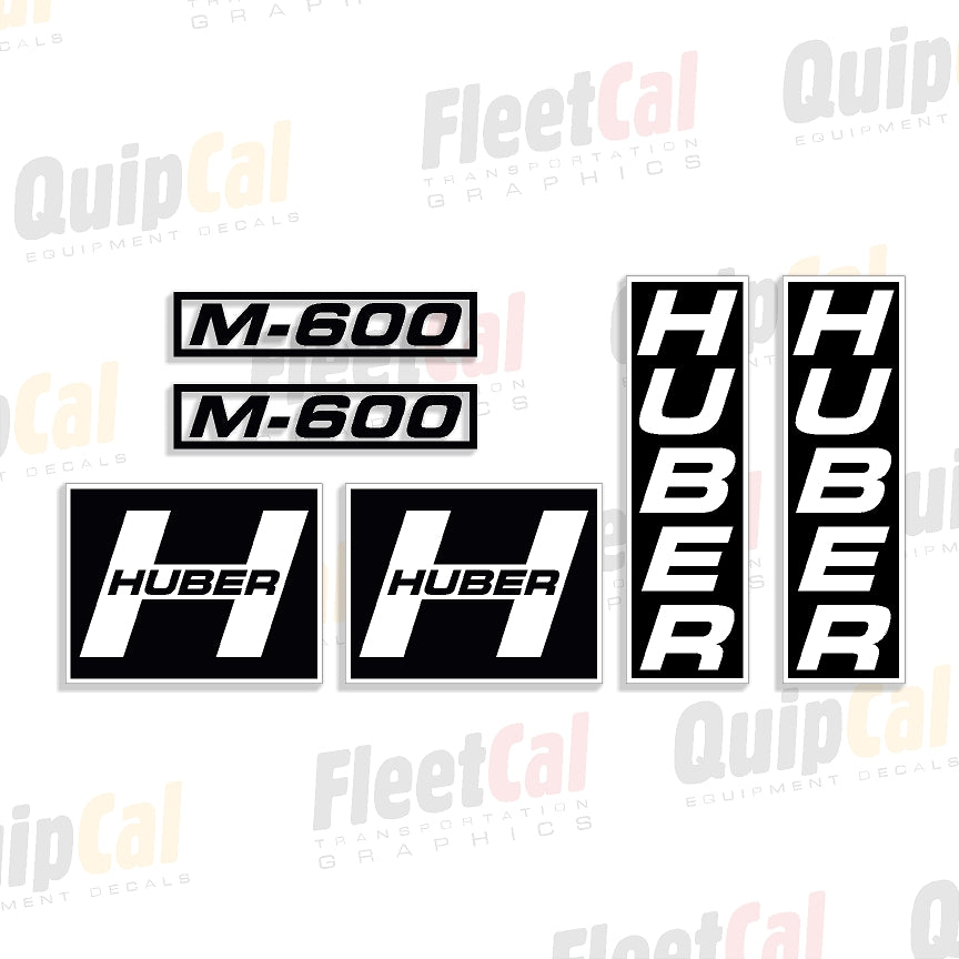 Huber M-600 Maintainer Marking Decal Set – Truck and Equipment Decals