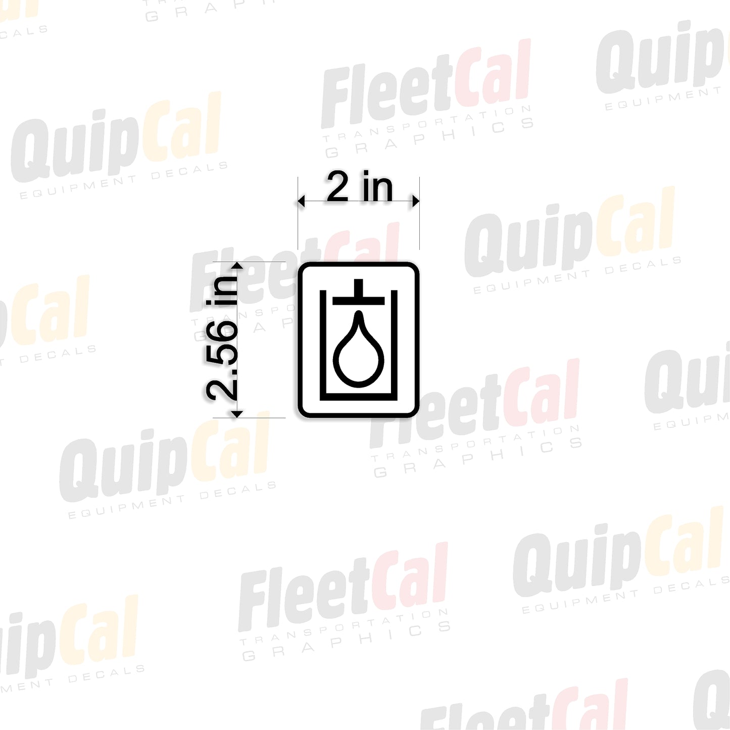 Hyd Oil 005 - Hydraulic Fill Location Decal – Truck and Equipment Decals