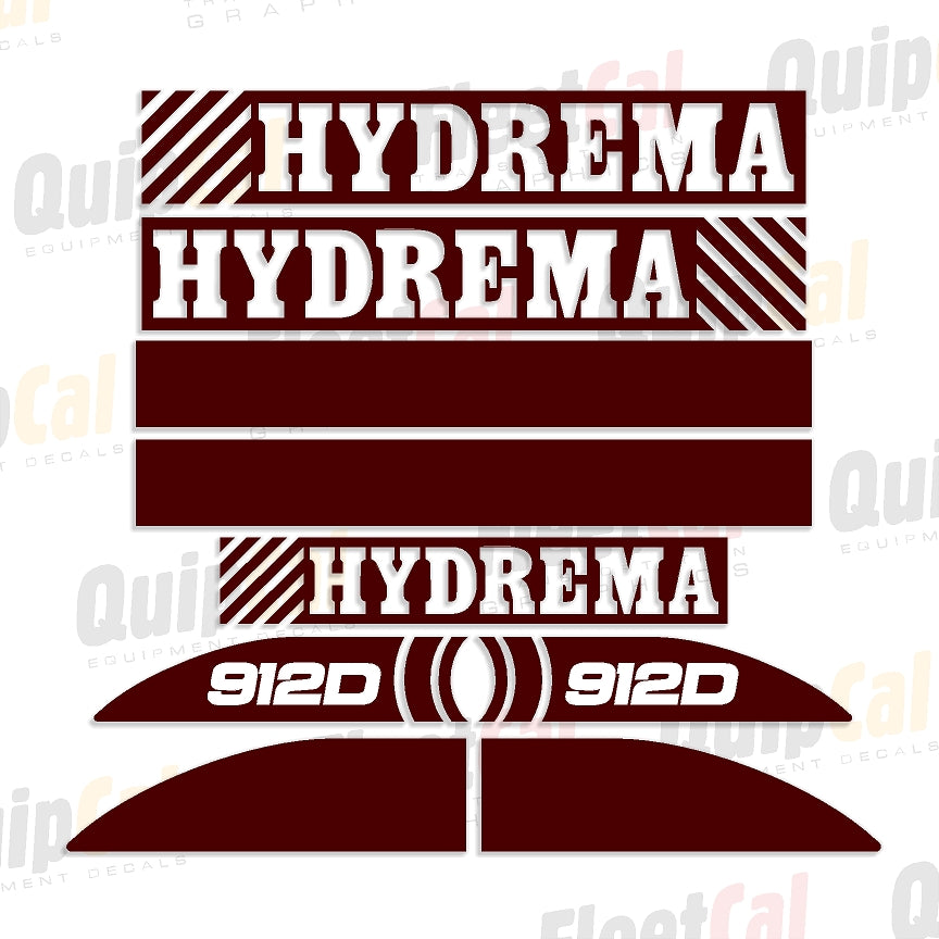 Hydrema 912D Haul Truck Marking Decal Set – Truck and Equipment Decals
