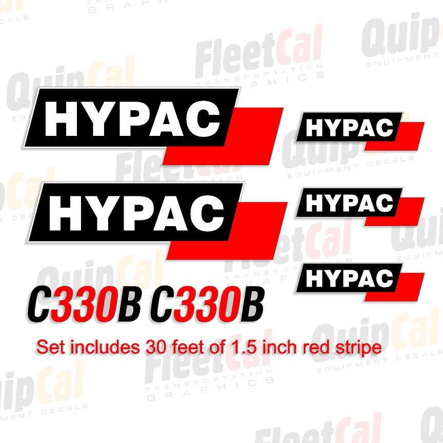 Hypac C330B Late Model Marking Decal Set – Truck and Equipment Decals