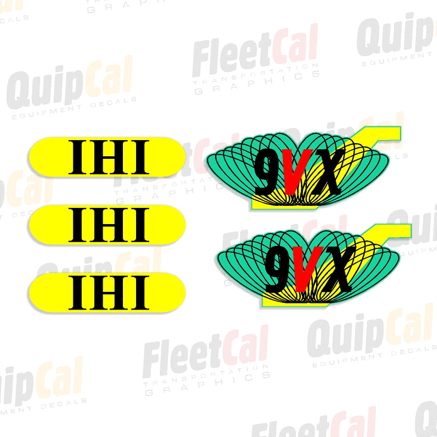 IHI 9VX Marking Decal Set – Truck and Equipment Decals