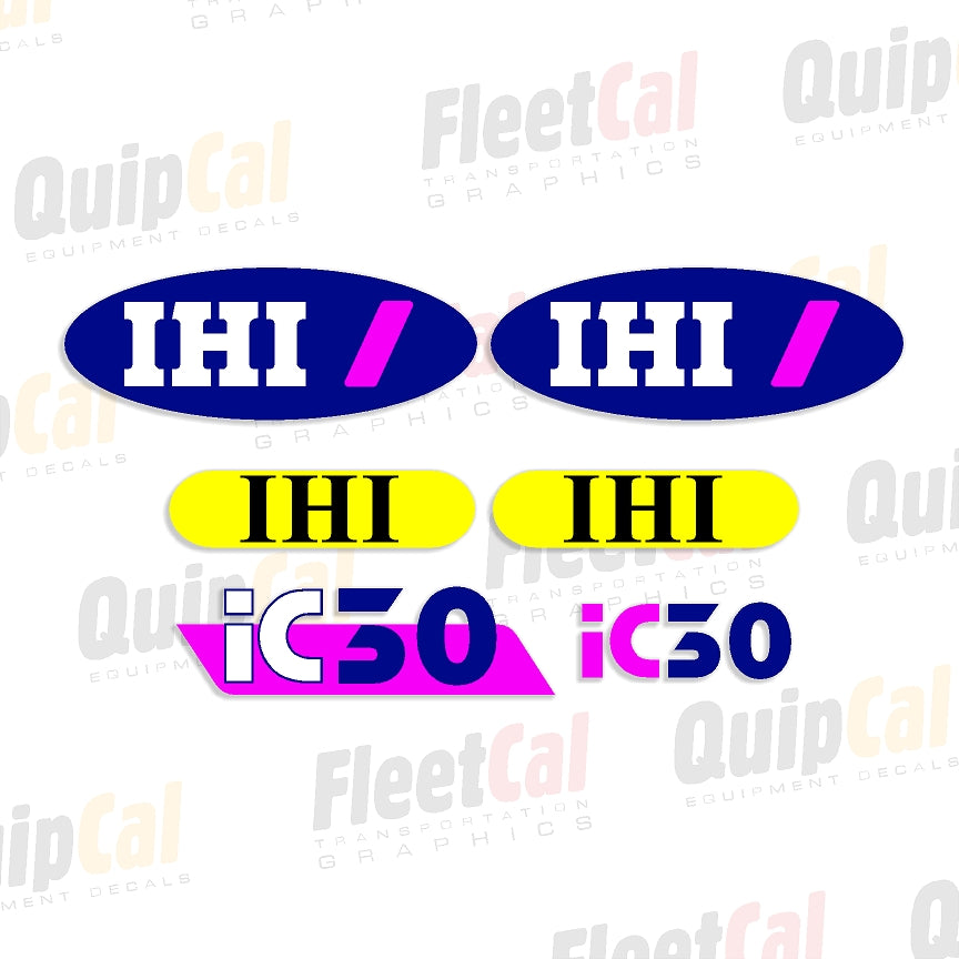 IHI IC30 Marking Decal Set – Truck and Equipment Decals
