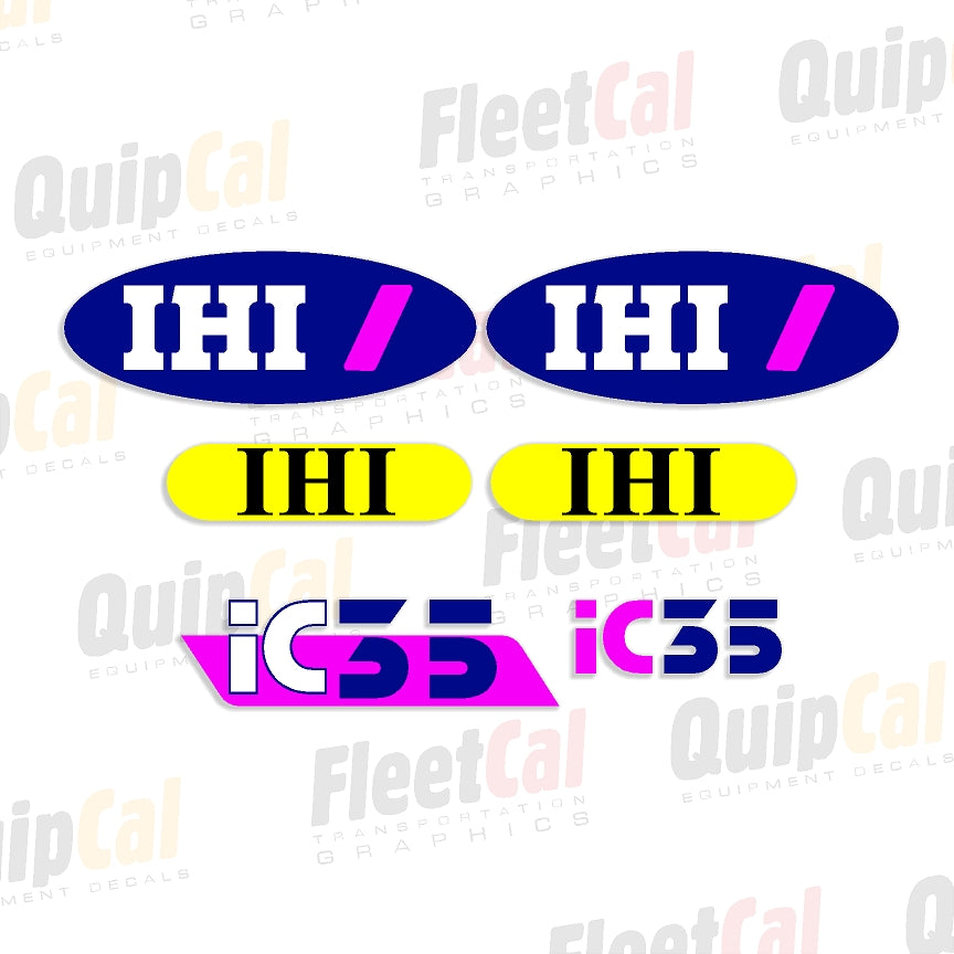 IHI IC35 Marking Decal Set – Truck and Equipment Decals