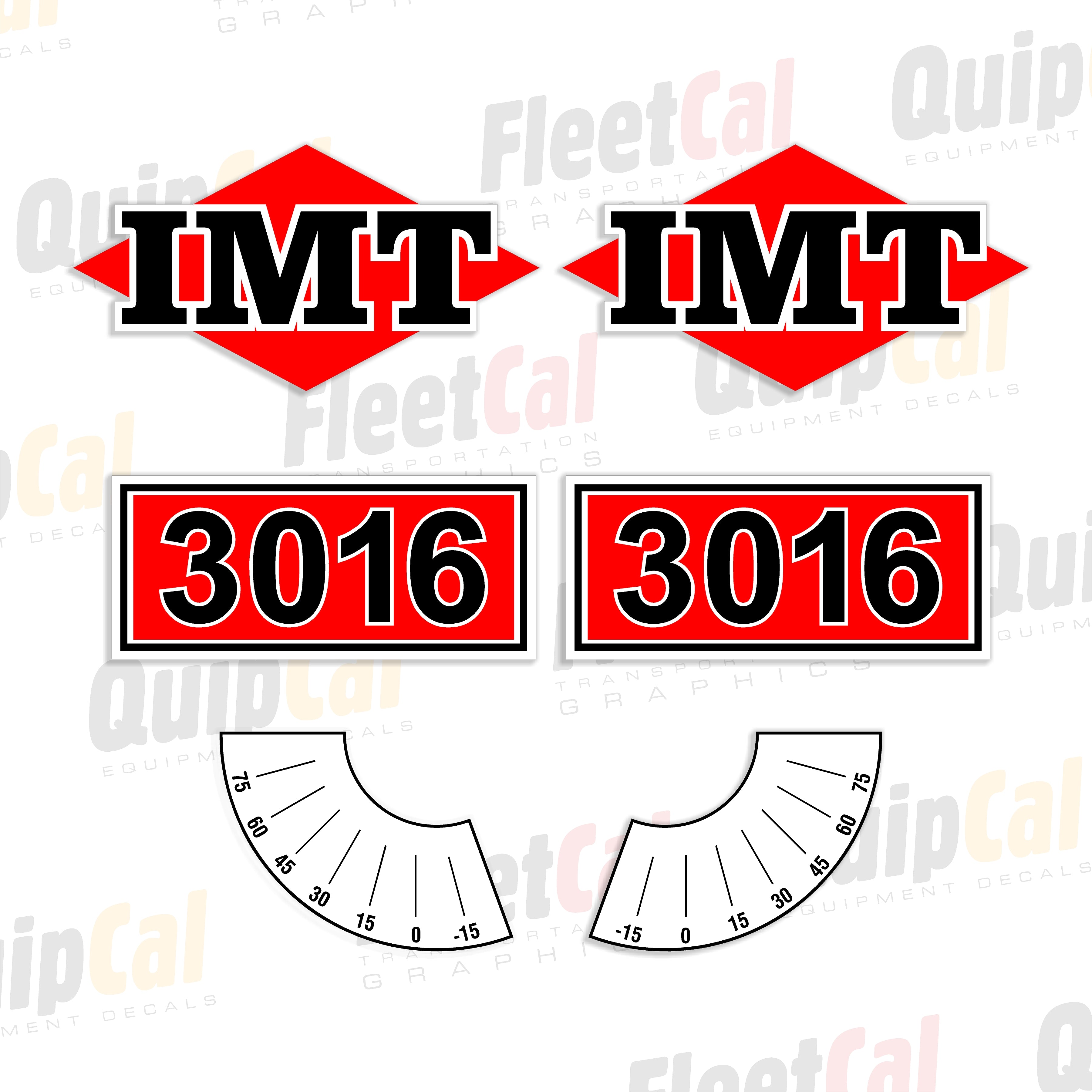IMT 3016 Mechanic's Crane Marking Decal Set – Truck and Equipment Decals