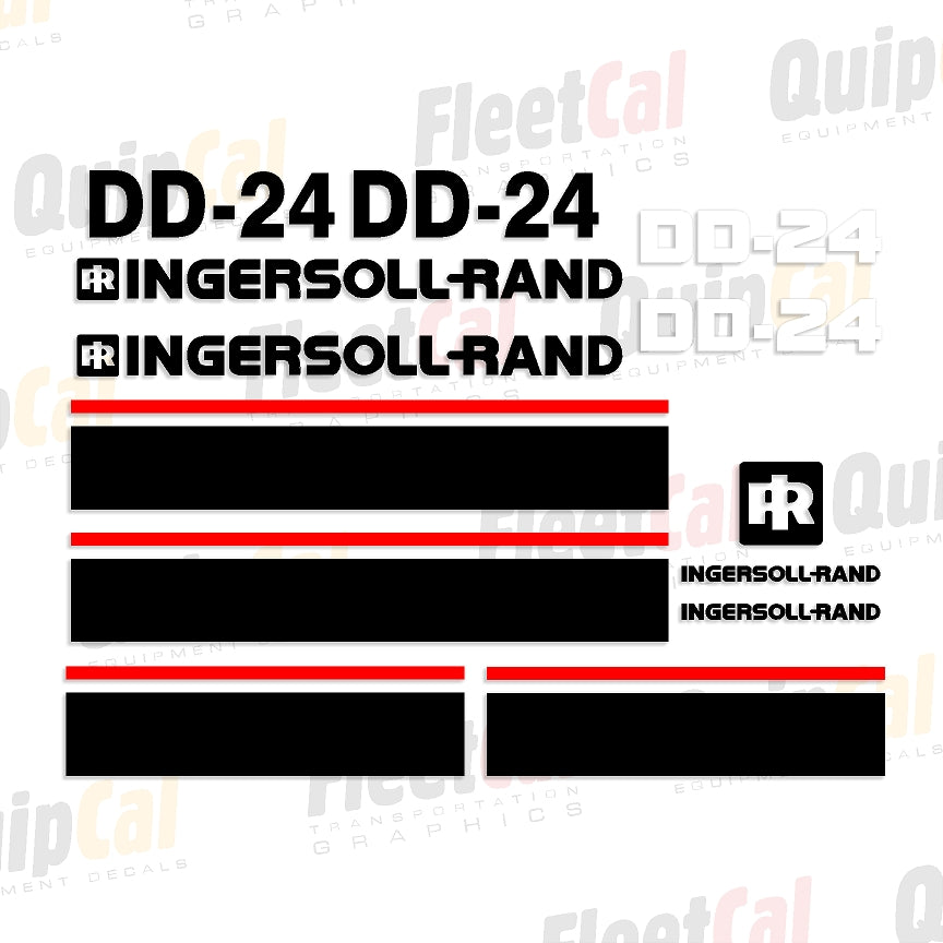 Ingersoll Rand DD-24 Mid 1990s Marking Decal Set – Truck and Equipment ...