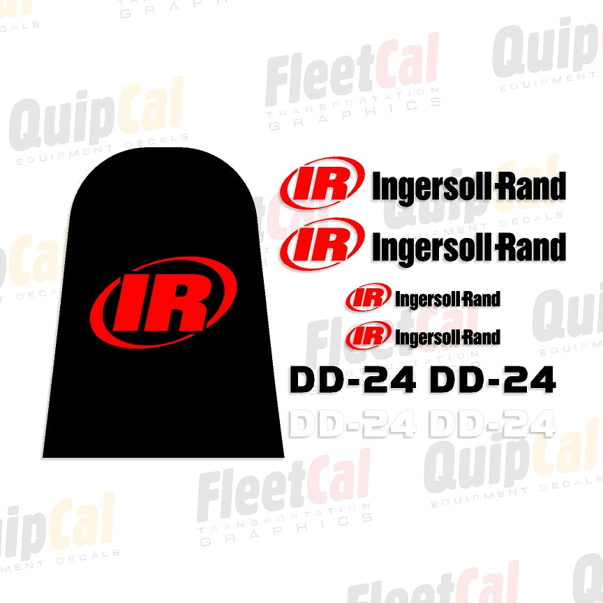 Ingersoll Rand DD-24 Mid 2000s Marking Decal Set – Truck and Equipment ...