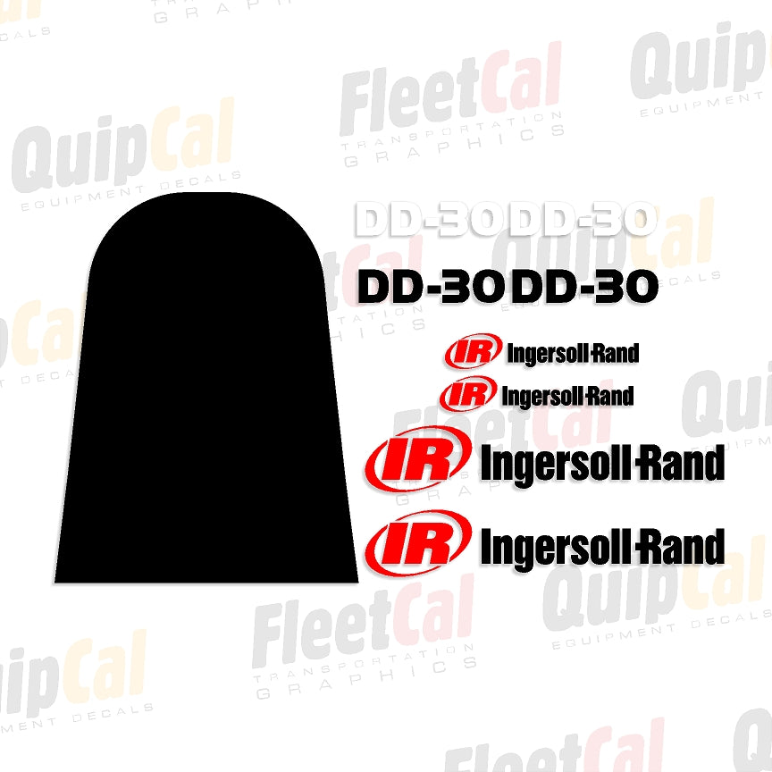 Ingersoll Rand DD-30 Early 2000s Marking Decal Set – Truck and ...