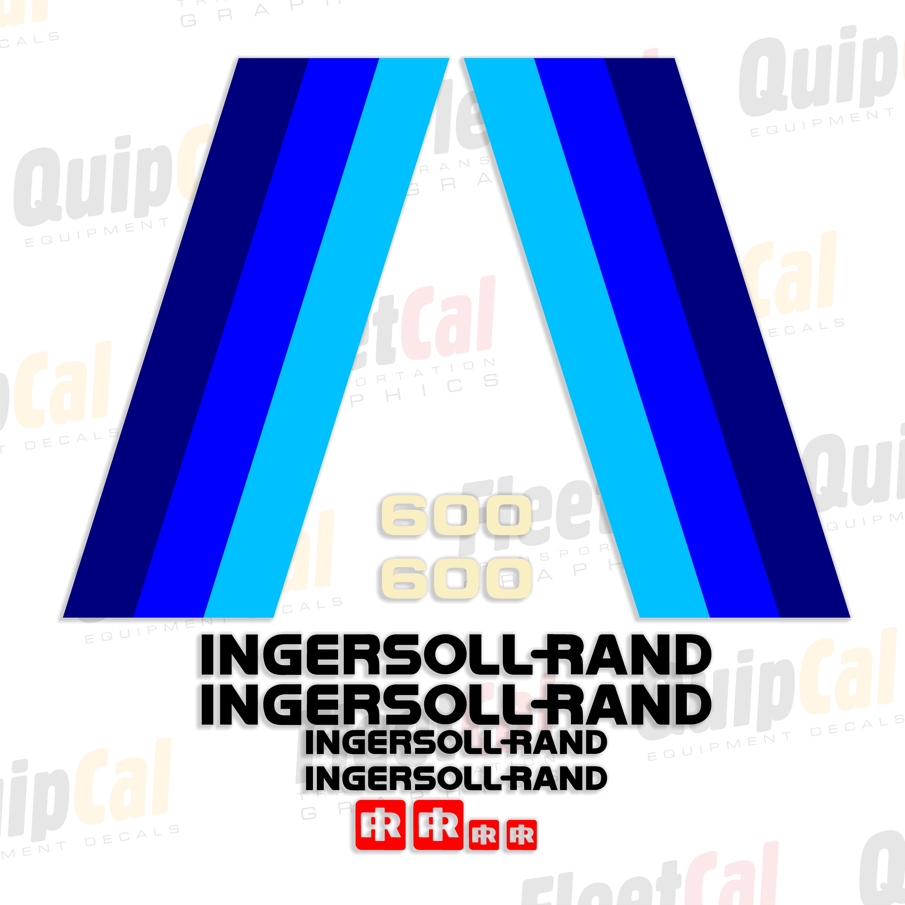 Ingersoll Rand P600 Air Compressor Marking Decal Set – Truck and ...