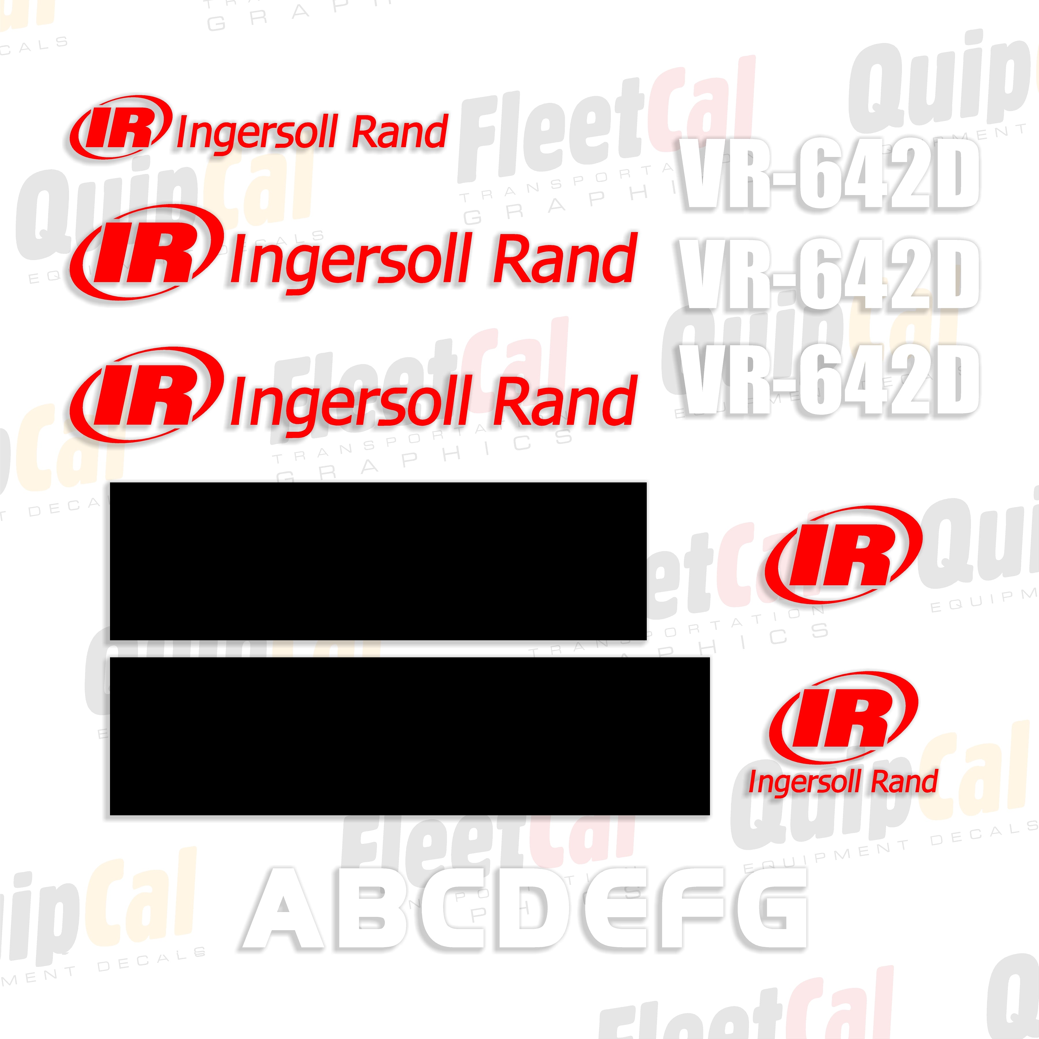 Ingersoll Rand VR-642D Telehandler Marking Decal Set – Truck and ...