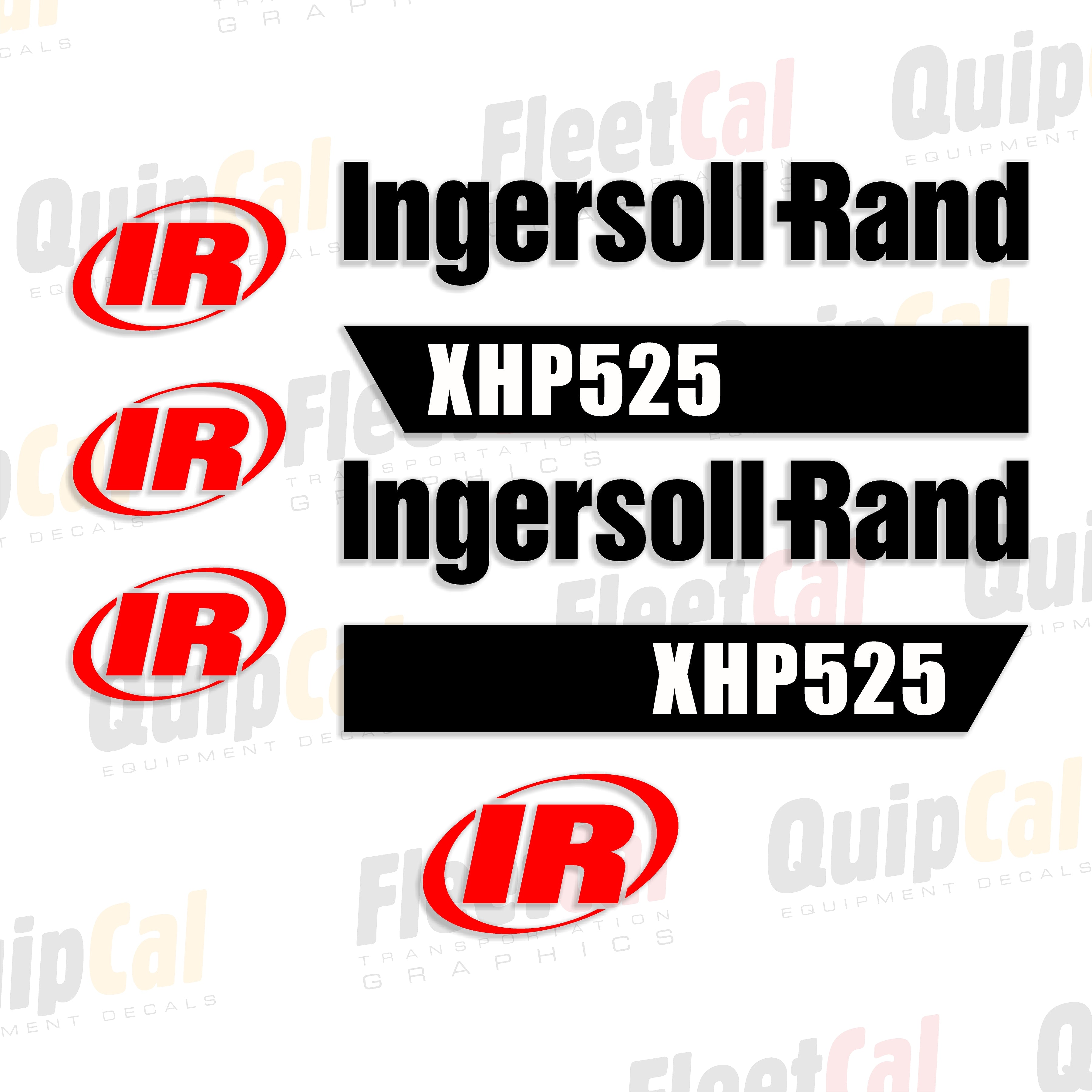 Ingersoll Rand XHP525 Air Compressor Marking Decal Set – Truck and ...