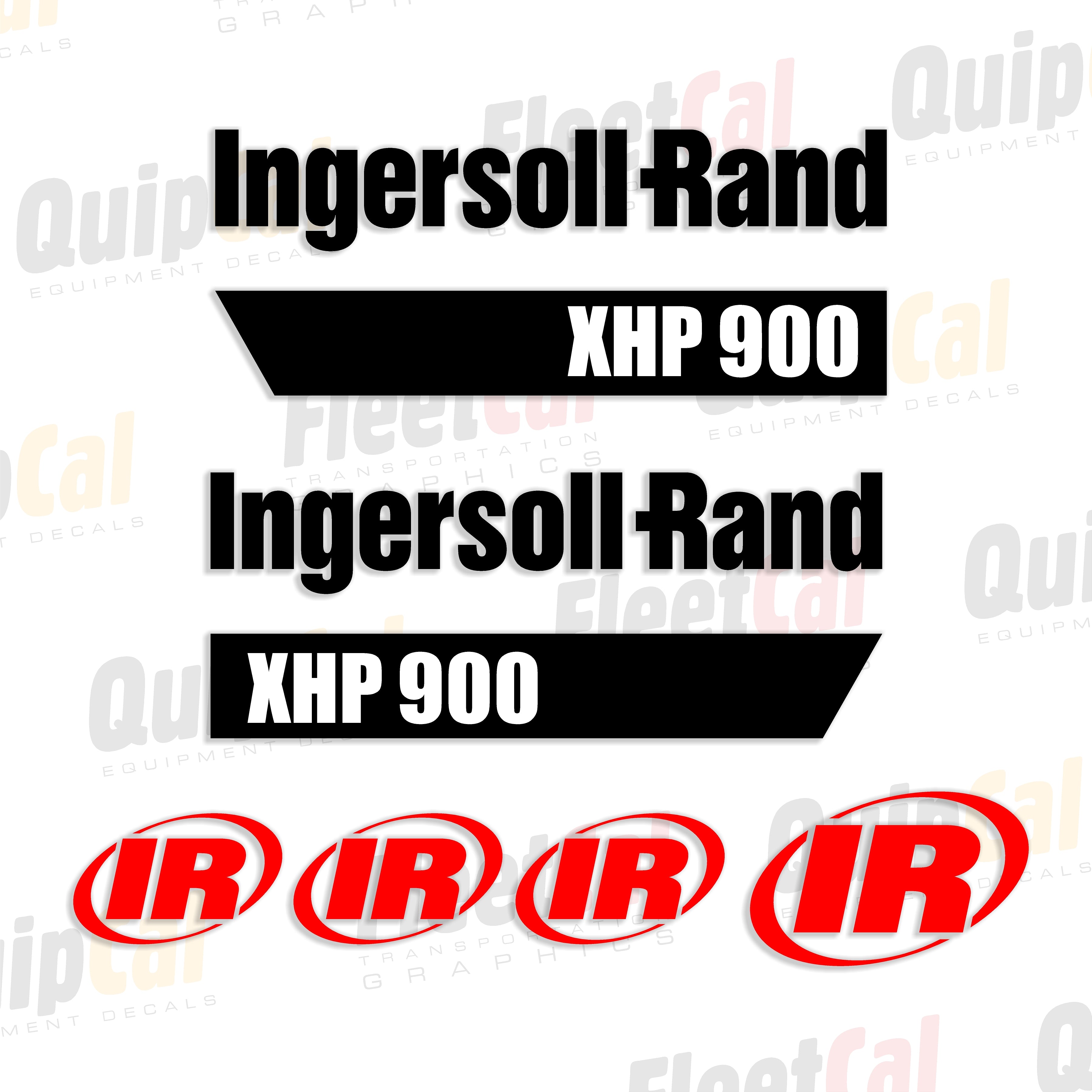 Ingersoll Rand XHP900 Air Compressor Early 2000s Model Marking Decal S ...