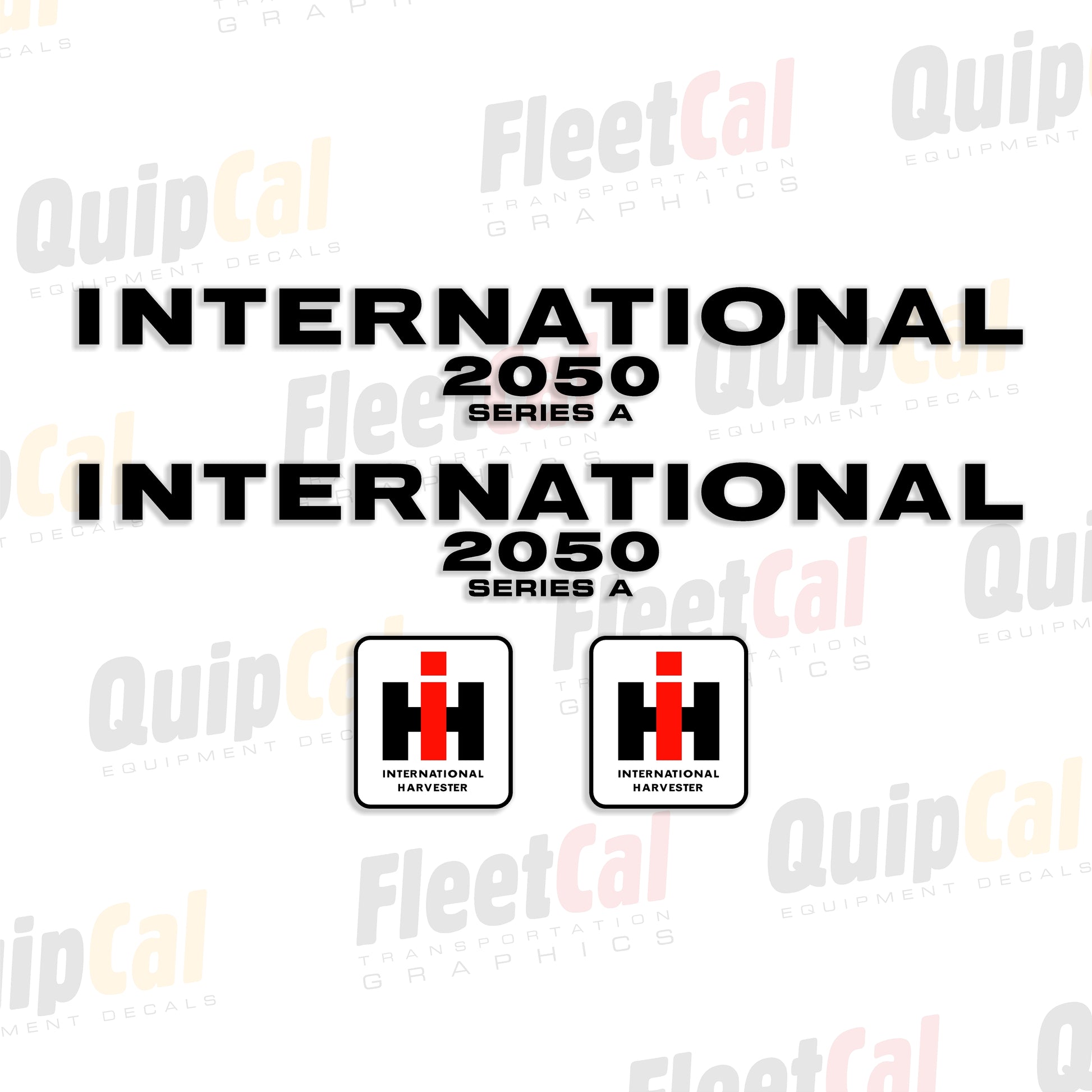International 2050 Series A Industrial Front End Loader Decal Set ...