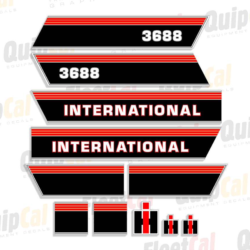 International 3688 Tractor Marking Decal Set – Truck and Equipment Decals