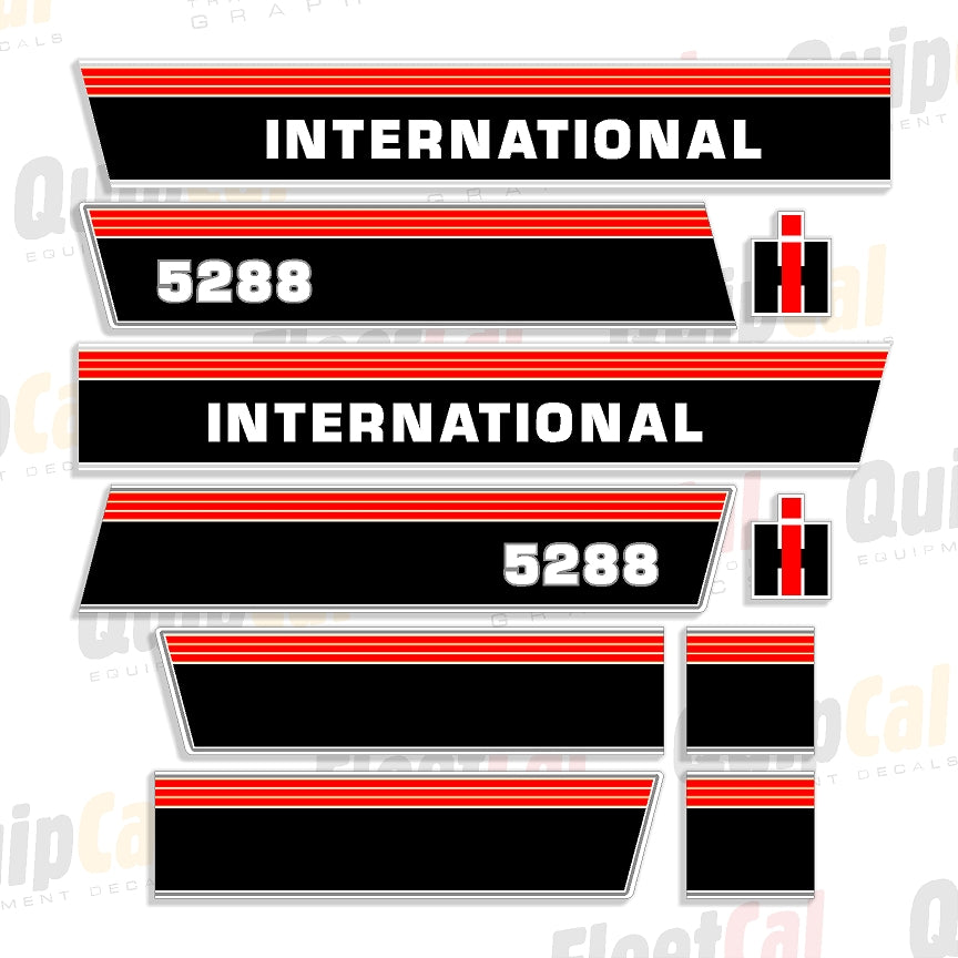 International 5288 Tractor Marking Decal Set – Truck and Equipment Decals