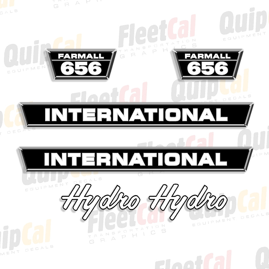 International 656 Hydro Tractor Marking Decal Set – Truck and Equipment ...