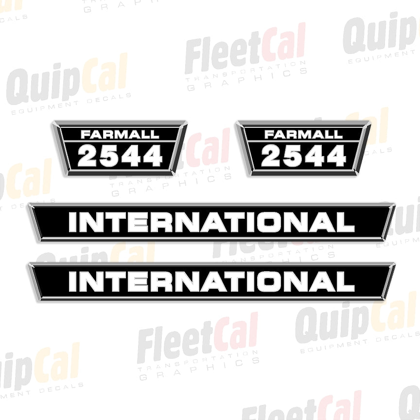 International Farmall 2544 Industrial Tractor Marking Decal Set – Truck ...