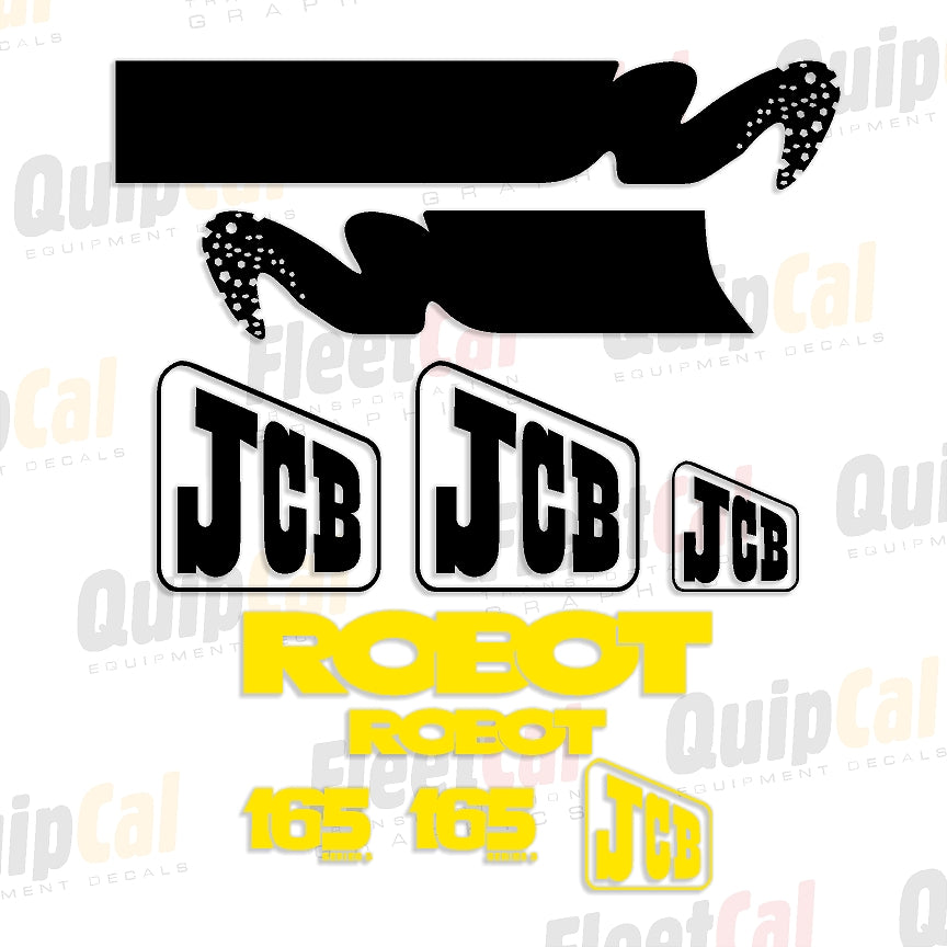 JCB 165 Robot Series 3 Skid Loader Marking Decal Set – Truck and ...