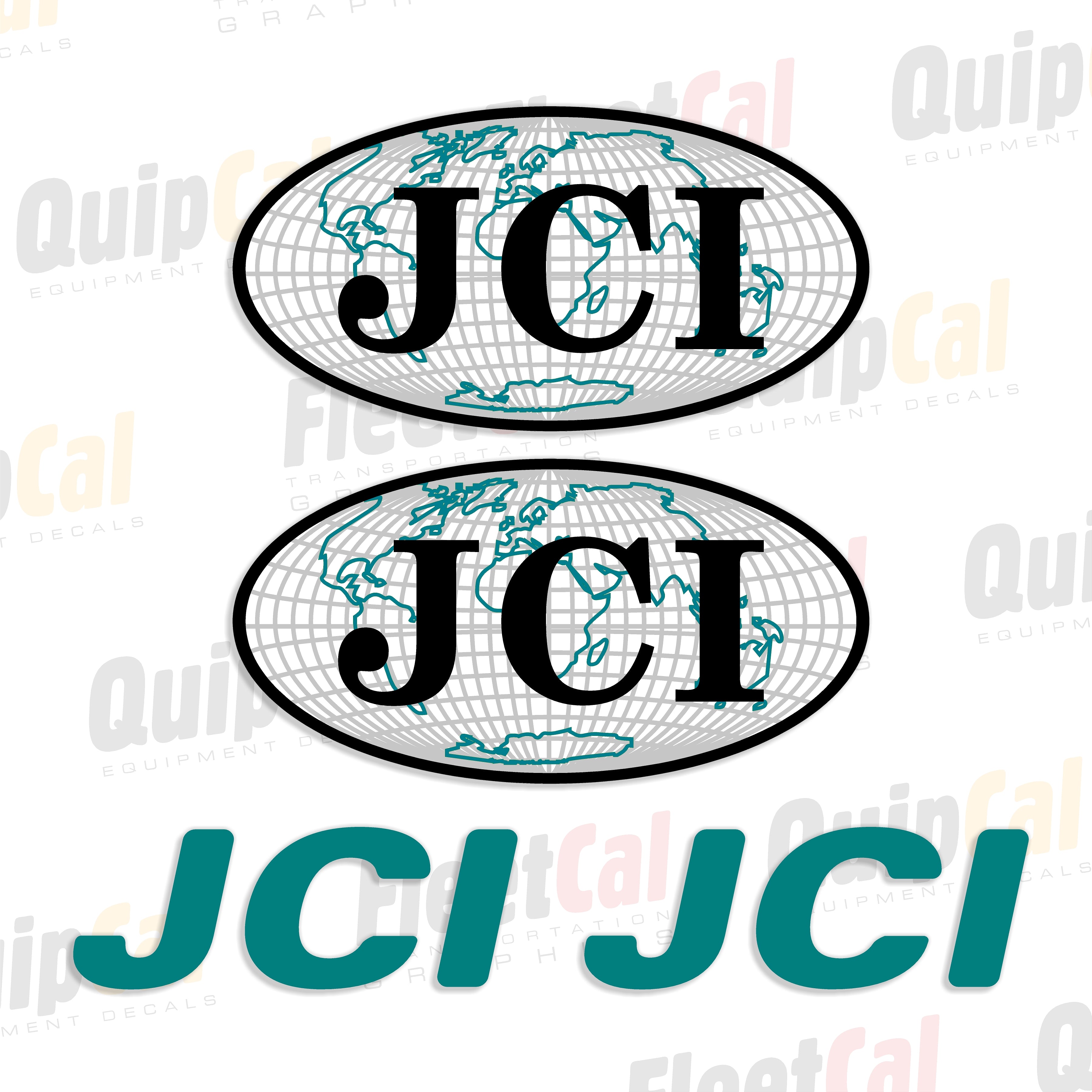 JCI Crusher Screener Basic Marking Decal Set – Truck and Equipment Decals