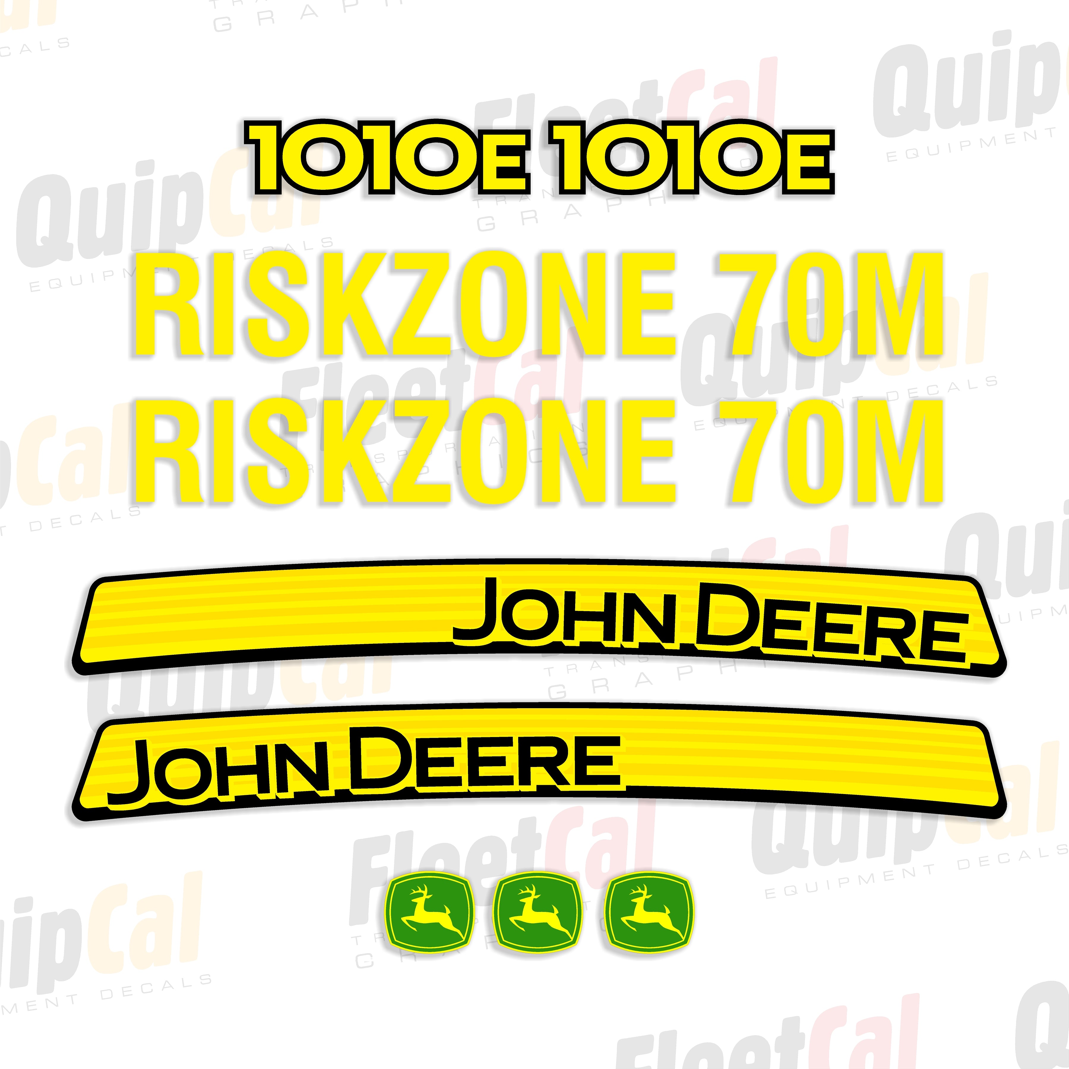 John Deere 1010E Forwarder Decal Set – Truck and Equipment Decals