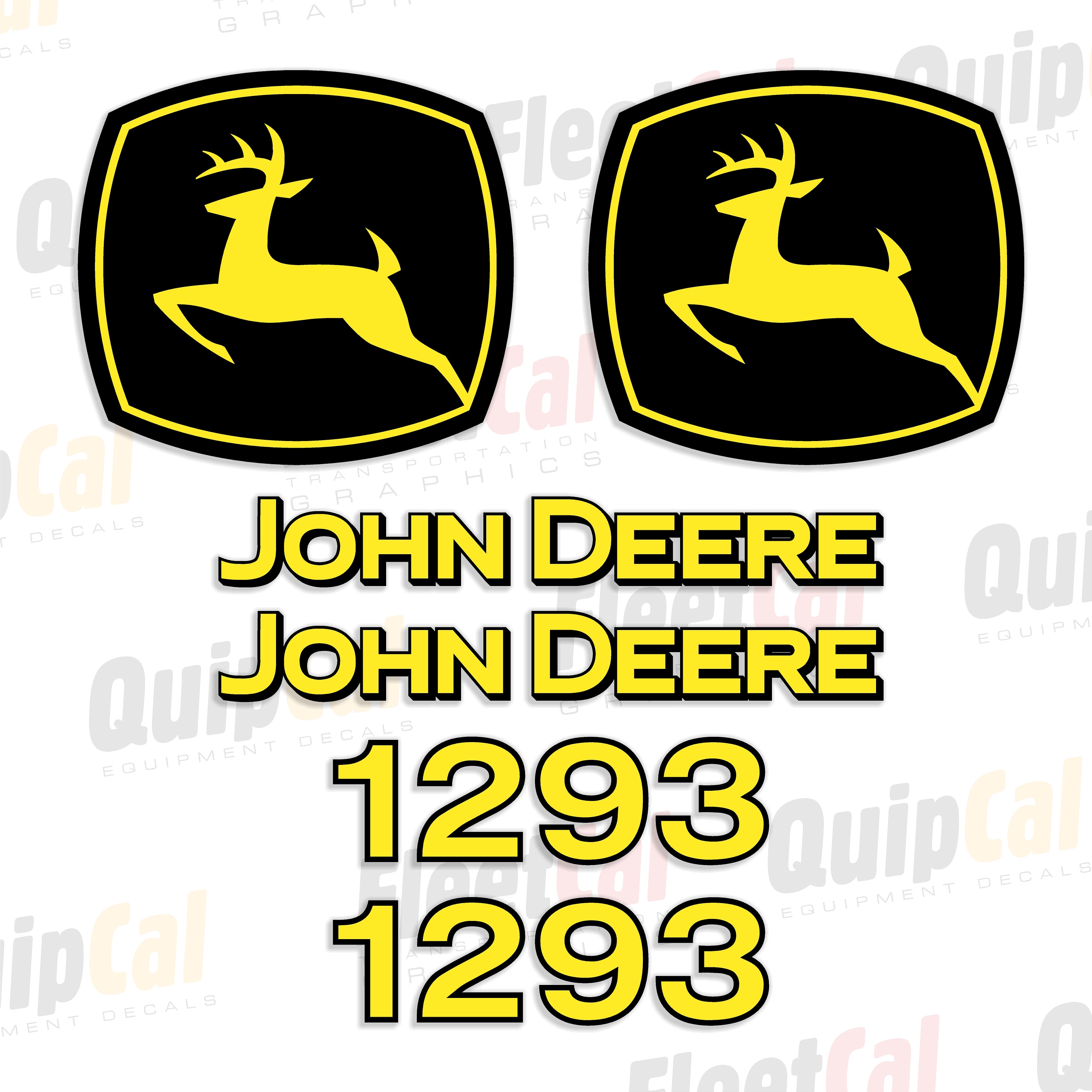 John Deere 1293 Corn Header Decal Set – Truck and Equipment Decals