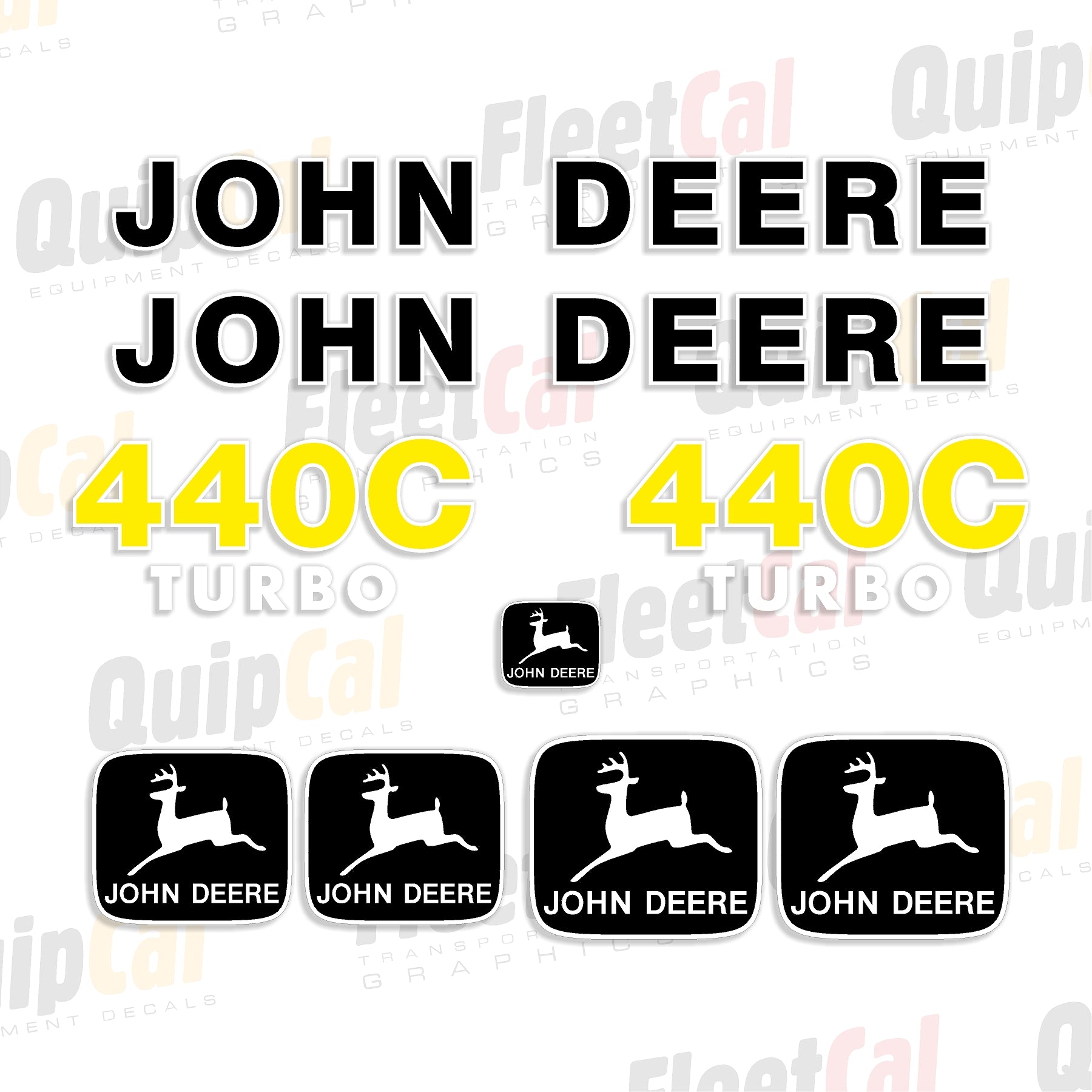 John Deere 440C Decal Set – Truck and Equipment Decals