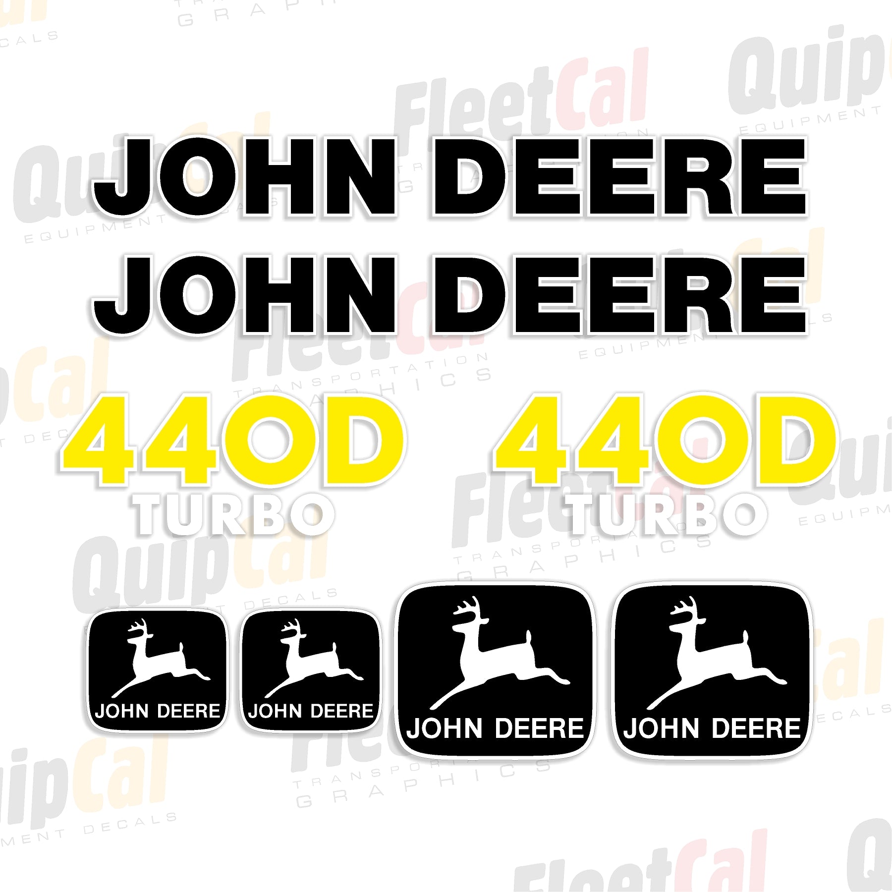 John Deere 440D Decal Set – Truck and Equipment Decals