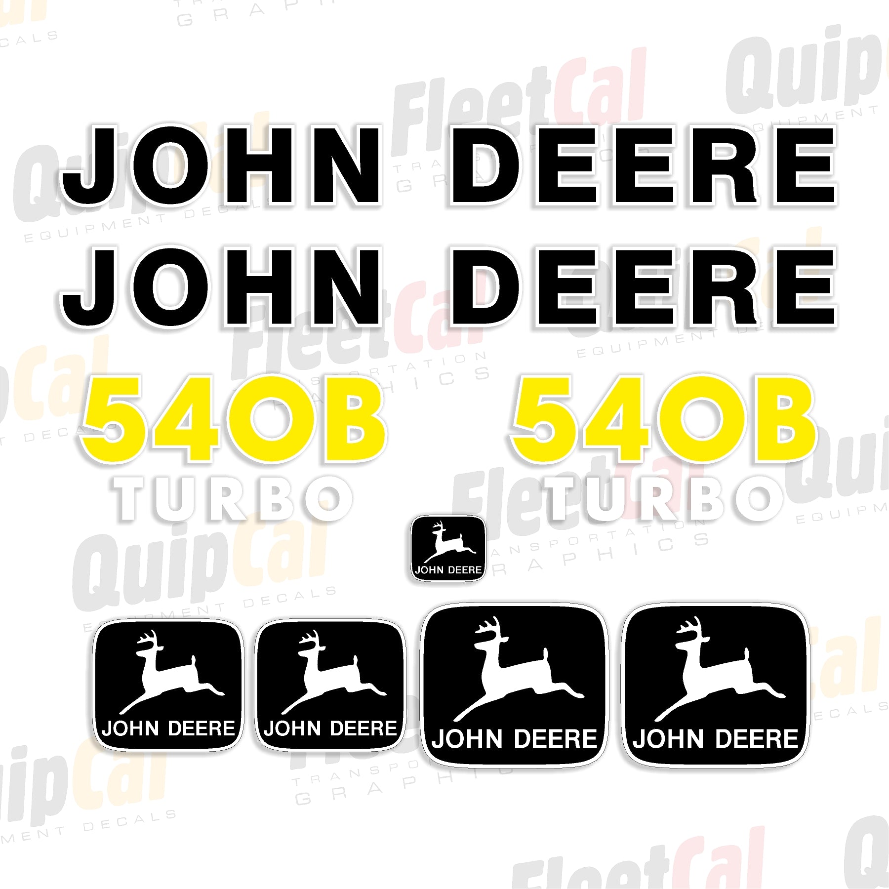 John Deere 540B Decal Set – Truck and Equipment Decals