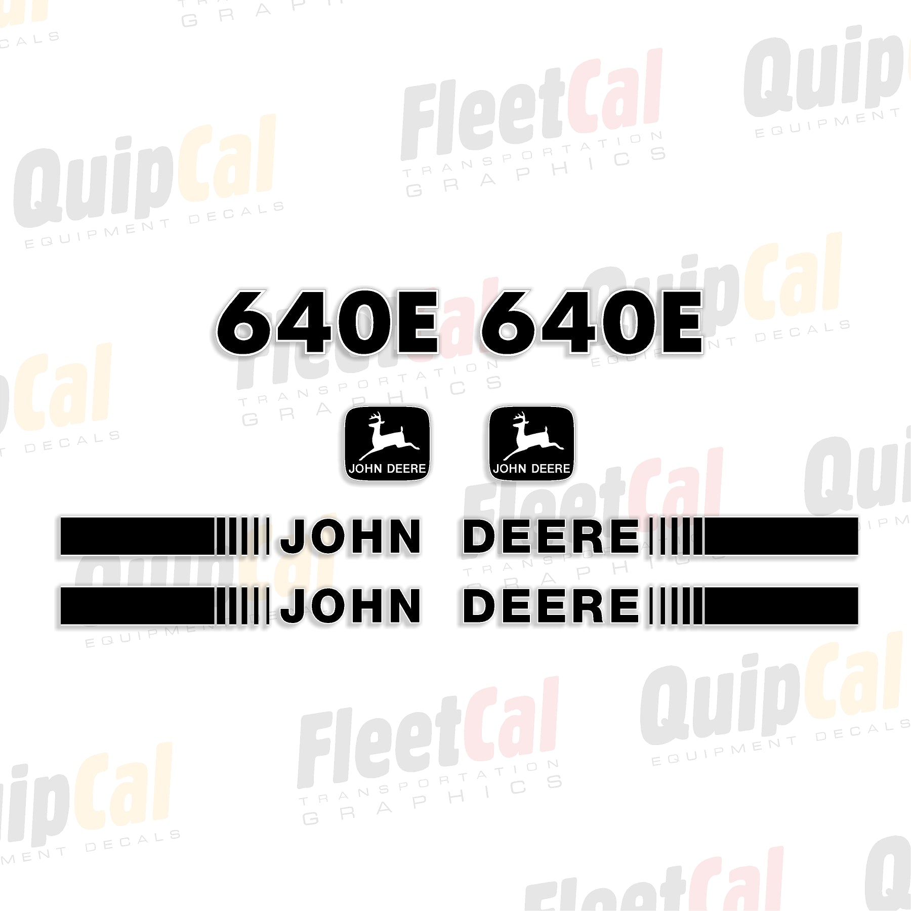John Deere 640E Early Model Decal Set – Truck and Equipment Decals