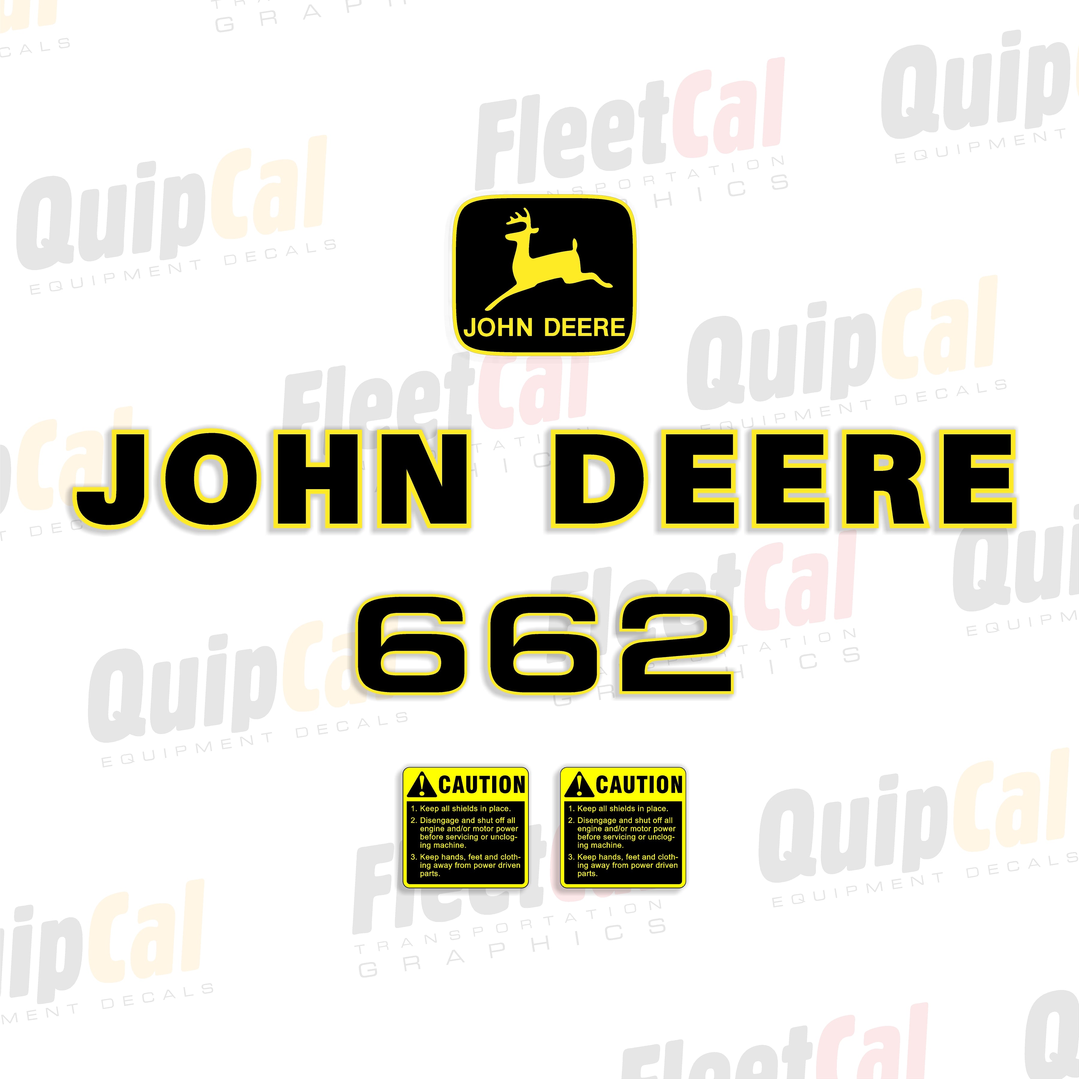 John Deere 662 Hay Rake Decal Set – Truck and Equipment Decals