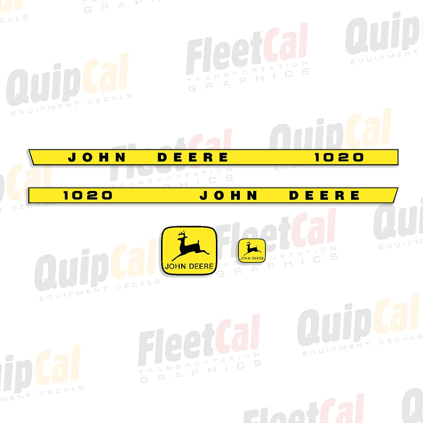 John Deere 1020 Tractor Marking Decal Set – Truck and Equipment Decals