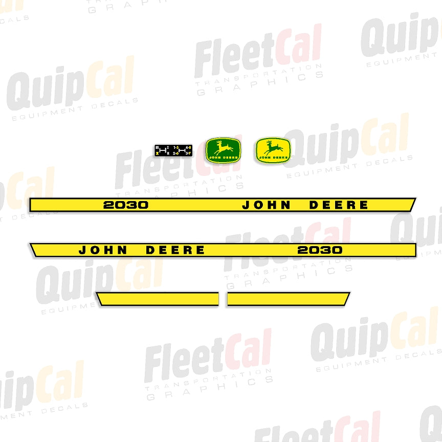 John Deere 2030 Tractor Marking Decal Set – Truck and Equipment Decals