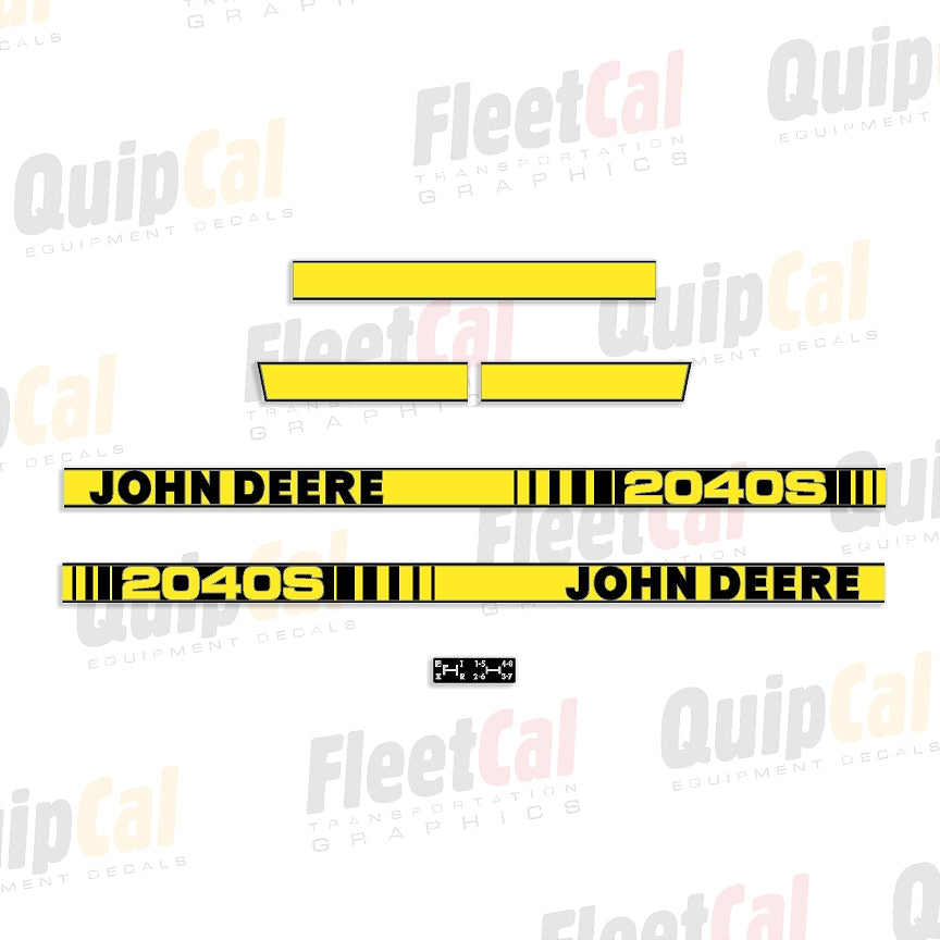 John Deere 2040S Tractor Marking Decal Set – Truck and Equipment Decals