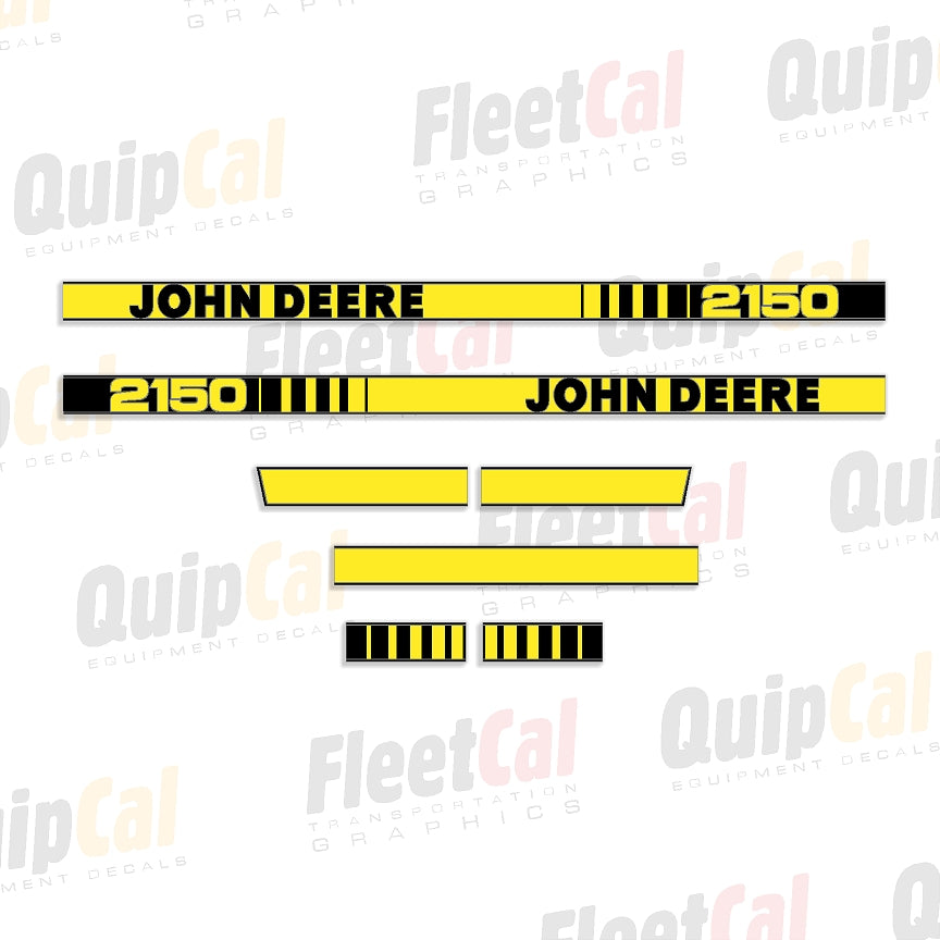 John Deere 2150 Tractor Marking Decal Set – Truck and Equipment Decals