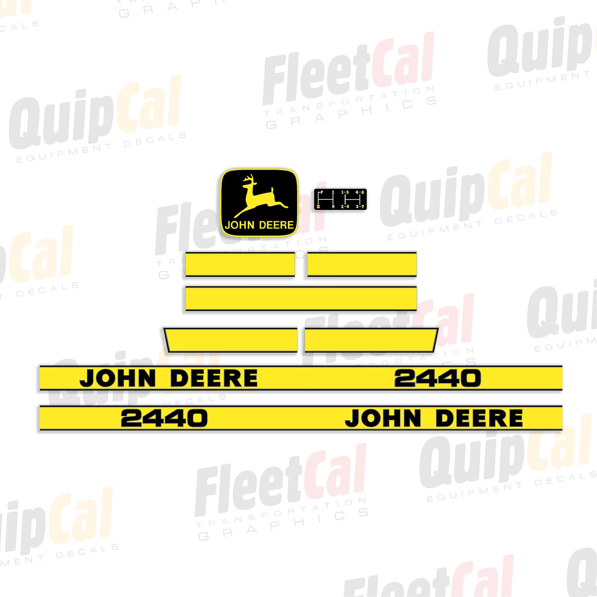 John Deere 2440 Tractor Marking Decal Set Early Model – Truck and ...