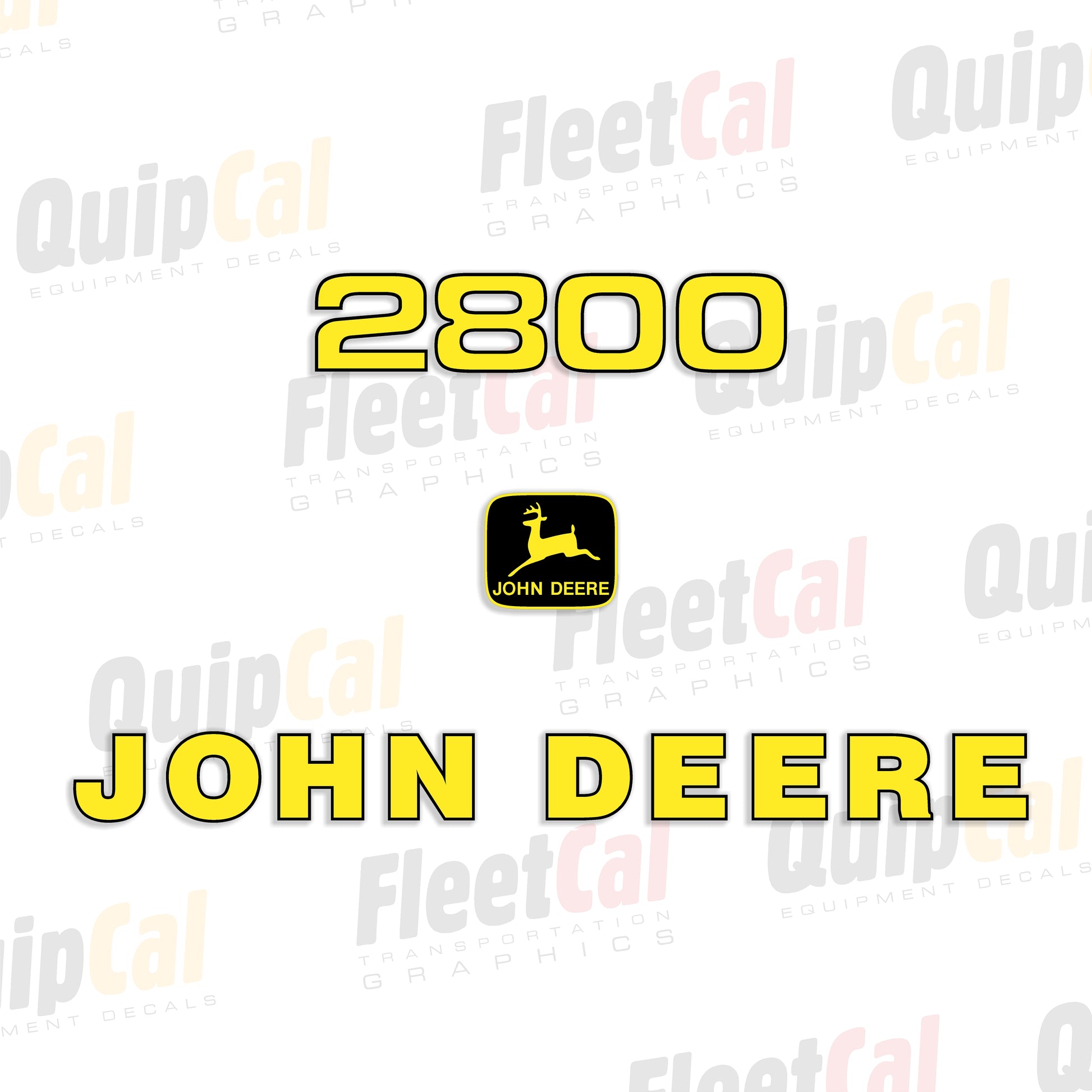 John Deere 2800 Plow Marking Decal Set – Truck and Equipment Decals