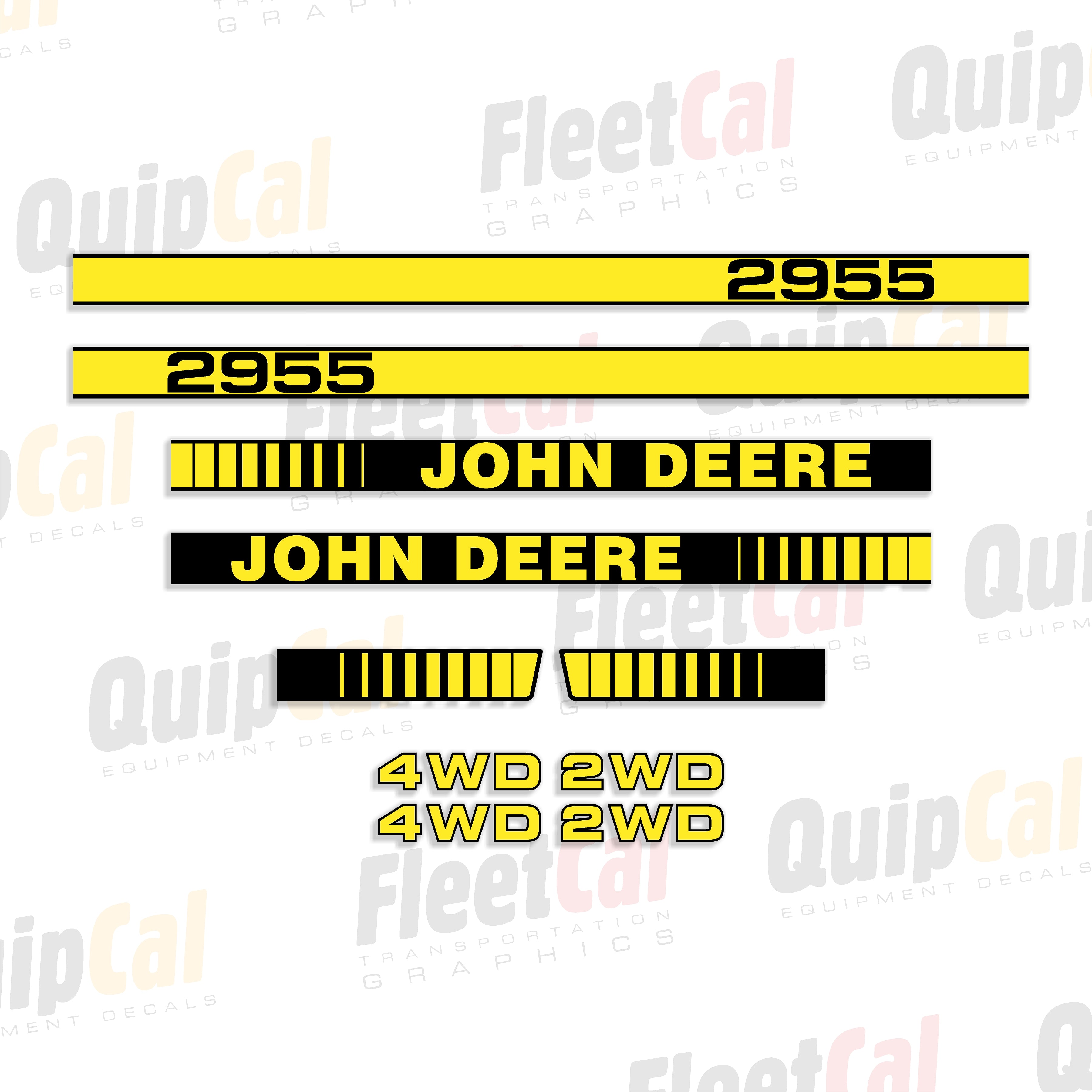 Juego de calcomanías para John Deere 540B – Truck and Equipment Decals
