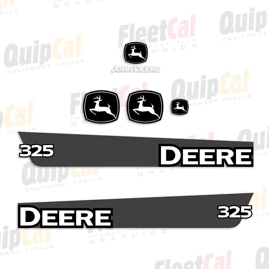 John Deere 325 Skid Loader Marking Decal Set – Truck and Equipment Decals