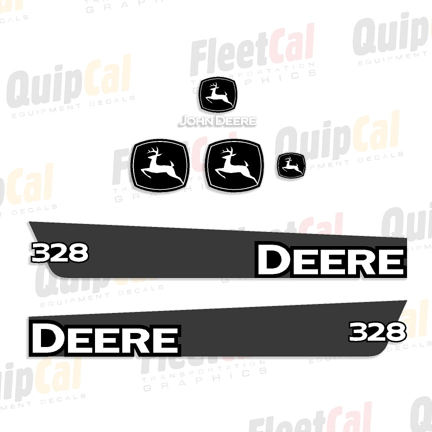 John Deere 328 Skid Loader Marking Decal Set – Truck and Equipment Decals