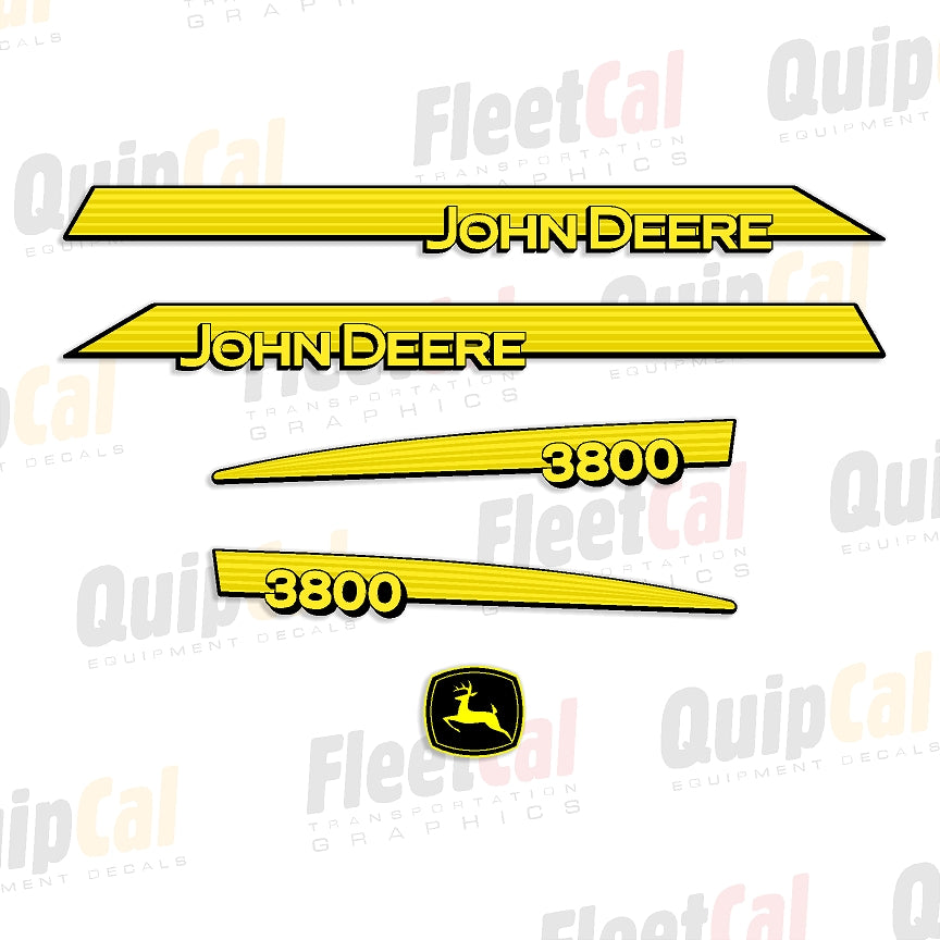 John Deere 3800 Telehandler Marking Decal Set – Truck and Equipment Decals