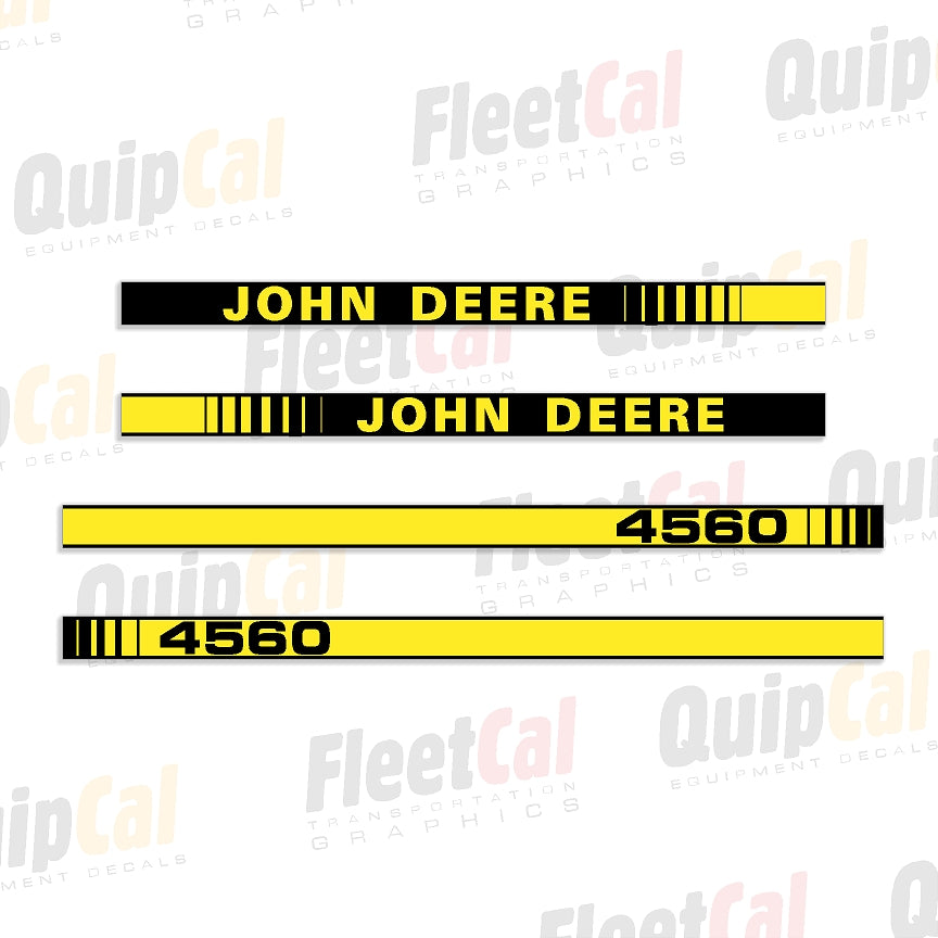 John Deere 4560 Tractor Marking Decal Set – Truck and Equipment Decals