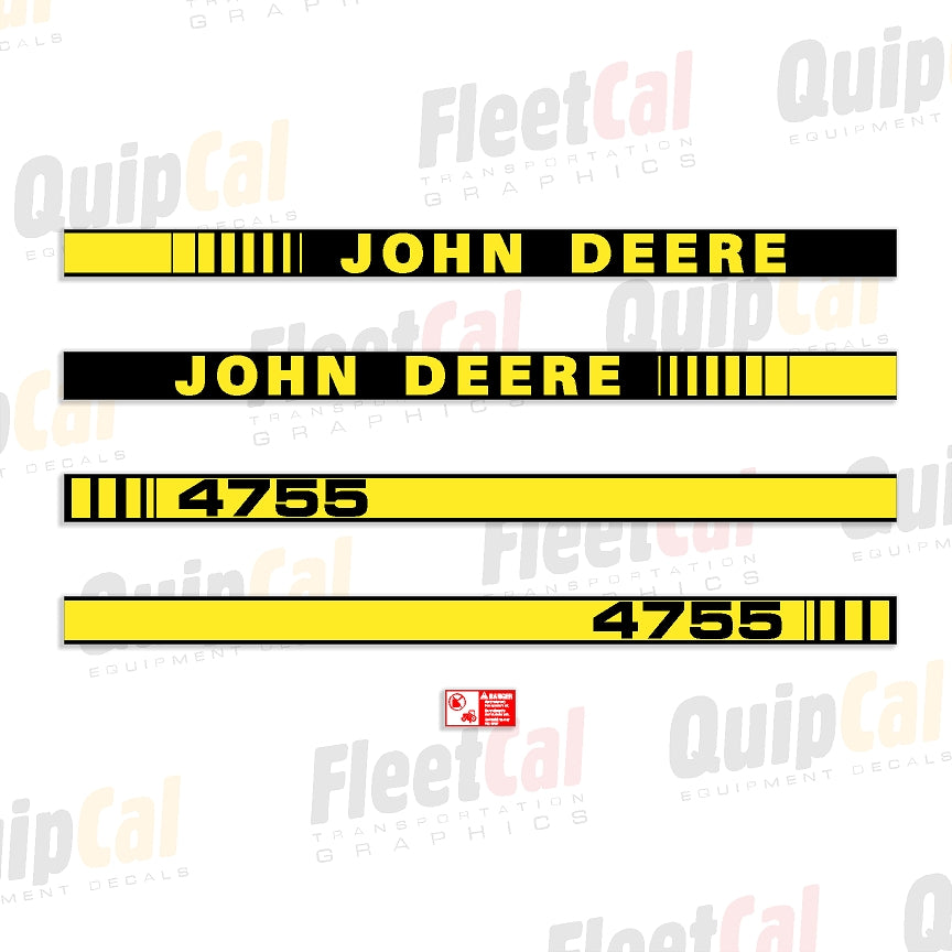 John Deere 4755 Tractor Marking Decal Set – Truck and Equipment Decals